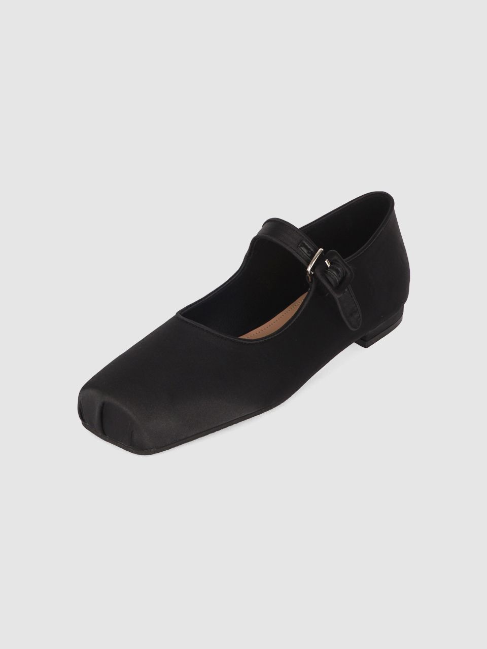 MUSINSA公式 | ATT Satin Maryjane Flat(Black)