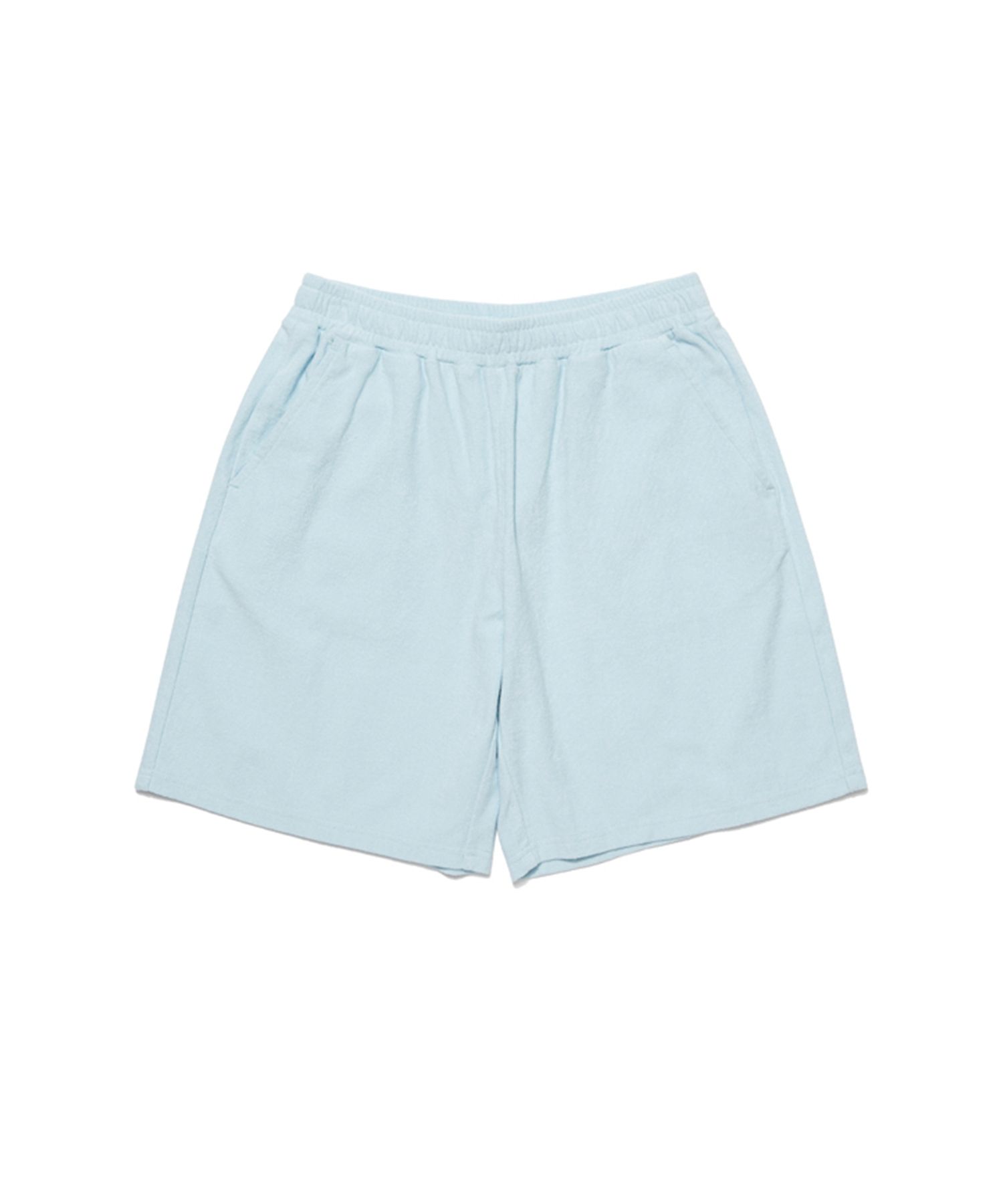 MUSINSA | MARKM SOLID TERRY SET-UP SHORTS LIGHT BLUE