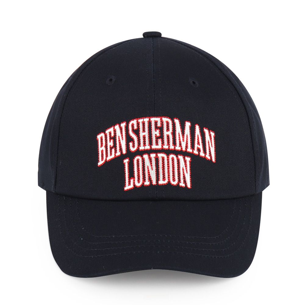 MUSINSA | BEN SHERMAN Public Big Logo Ball Cap Navy BNBAC202U