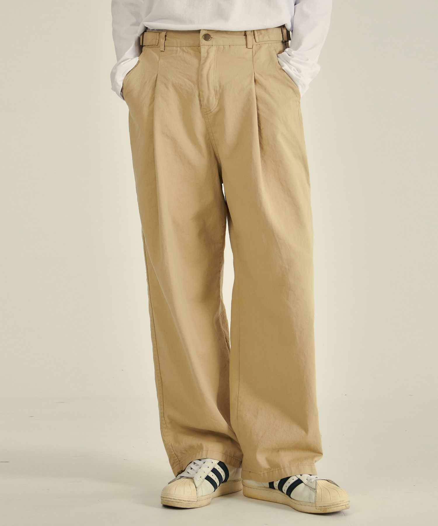 MUSINSA | WEDNESDAY OASIS Bijo Cotton Wide Washing Pants (5col)