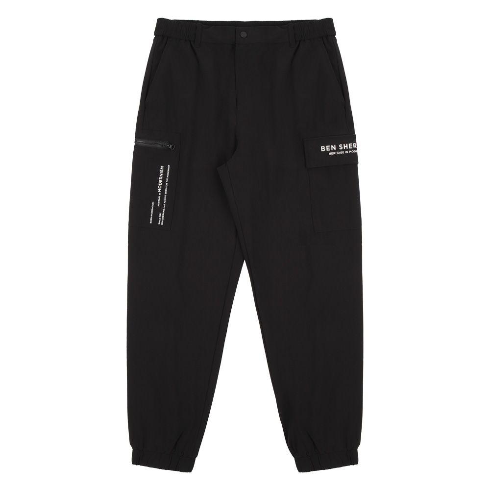 MUSINSA | BEN SHERMAN Men's Open Cargo Jogger Pants Black BNBPT269M