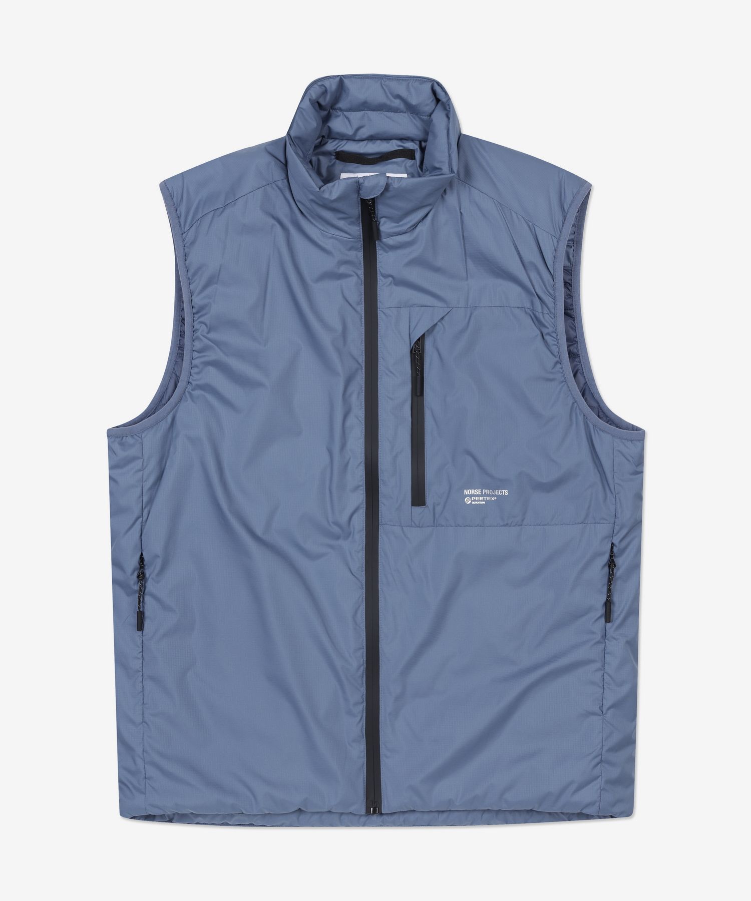 MUSINSA | NORSE PROJECTS Burkhome Light Pertex Vest - Skoria Blue ...