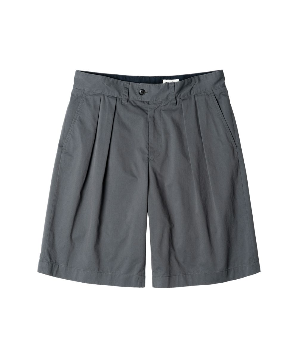 MUSINSA | ROUGH SIDE 2Tuck Shorts Space Gray