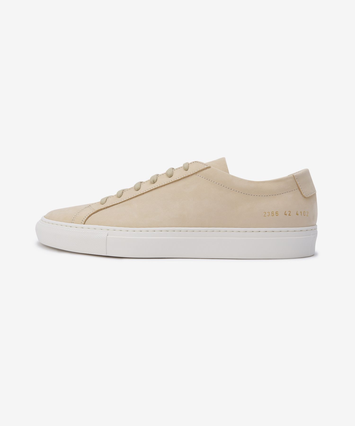 MUSINSA | COMMON PROJECTS Original Achilles Low Nubuck Sneakers - Off-White / 23664102
