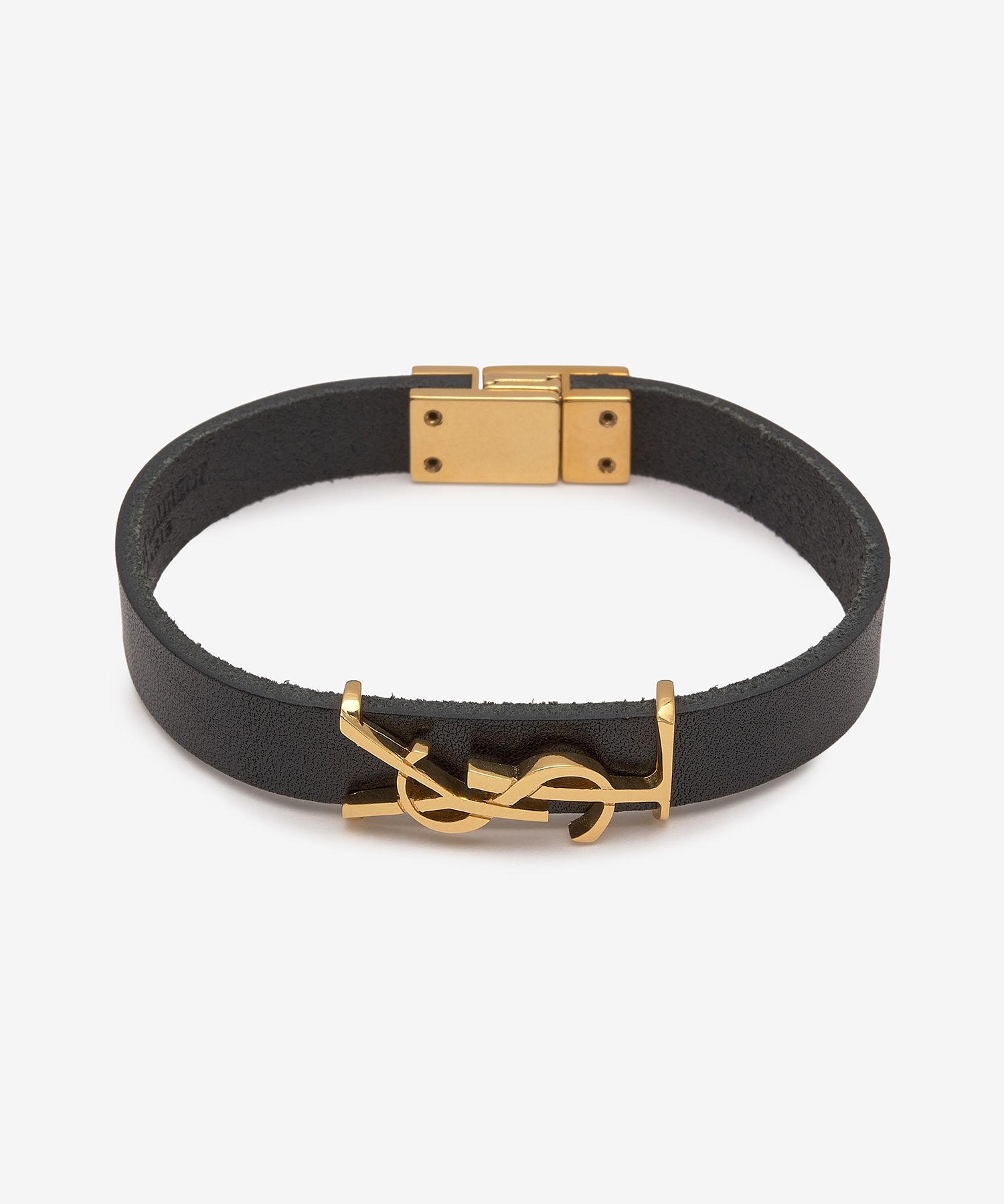 MUSINSA | SAINT LAURENT Opium Bracelet - Black / 5593550IH0J1000