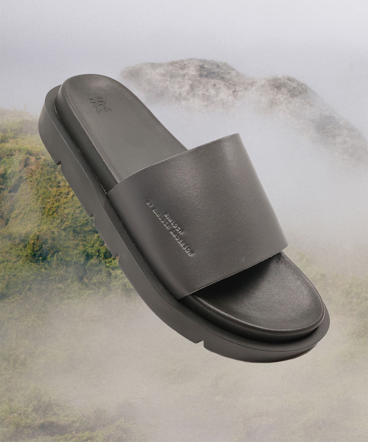 MUSINSA | CONNECT KINLOCH [Kinlok X Yase] Blossom Slide Leather (Steel Grey)