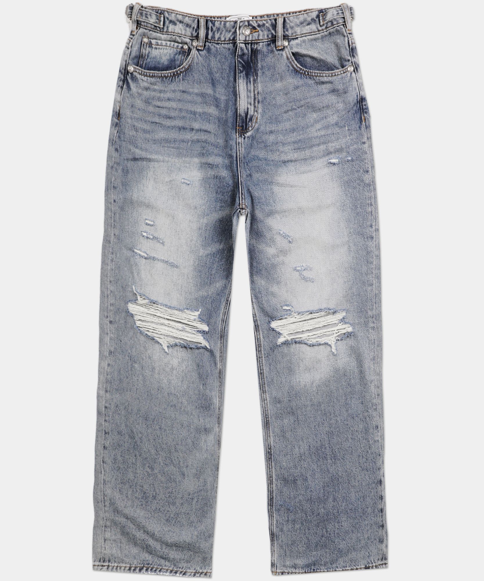 MUSINSA | BADBLOOD 0097 Daddy Baggy Jeans - Blue Fallout
