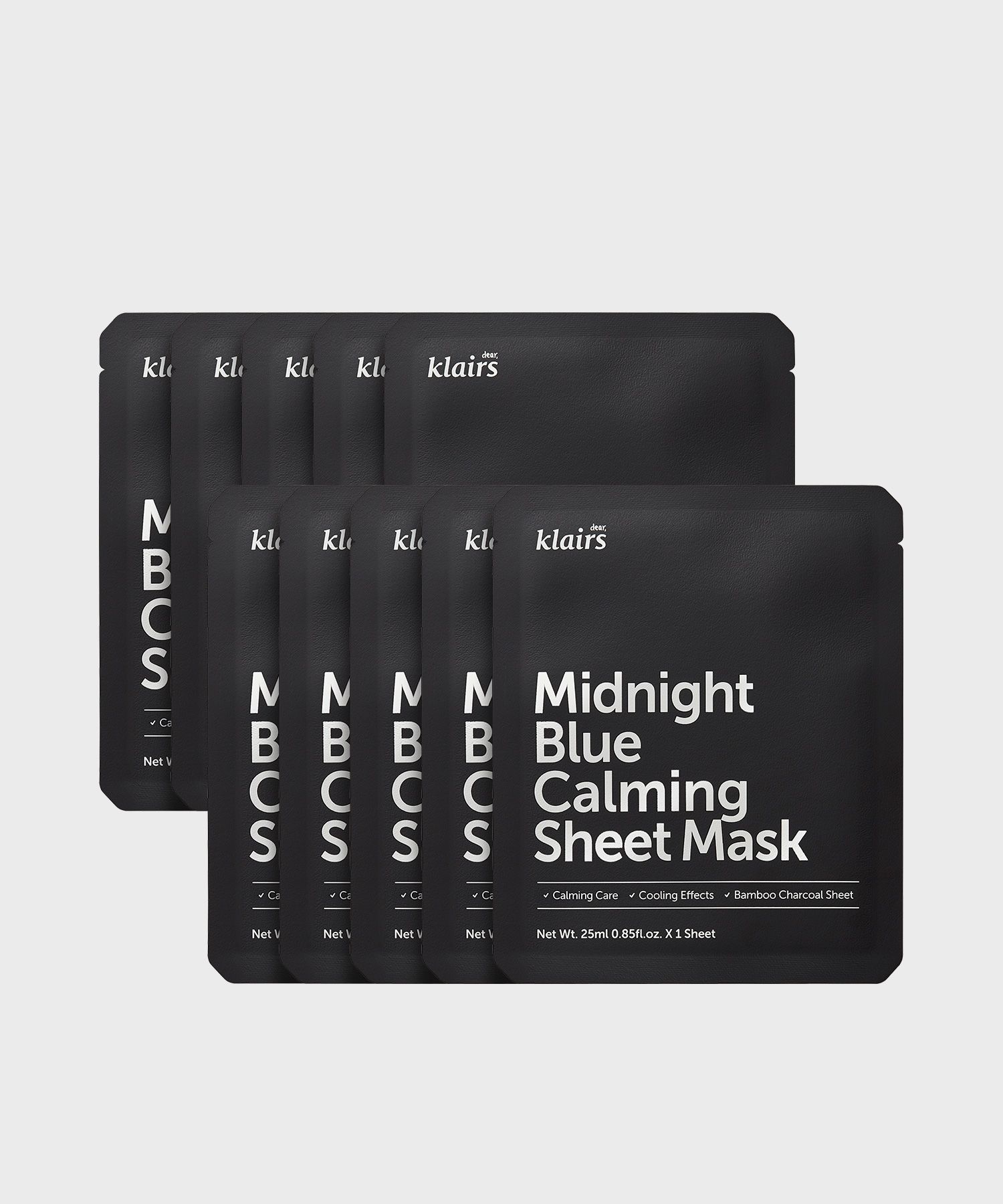 MUSINSA | KLAIRS Midnight Blue Calming Sheet Mask 25ml (10ea)