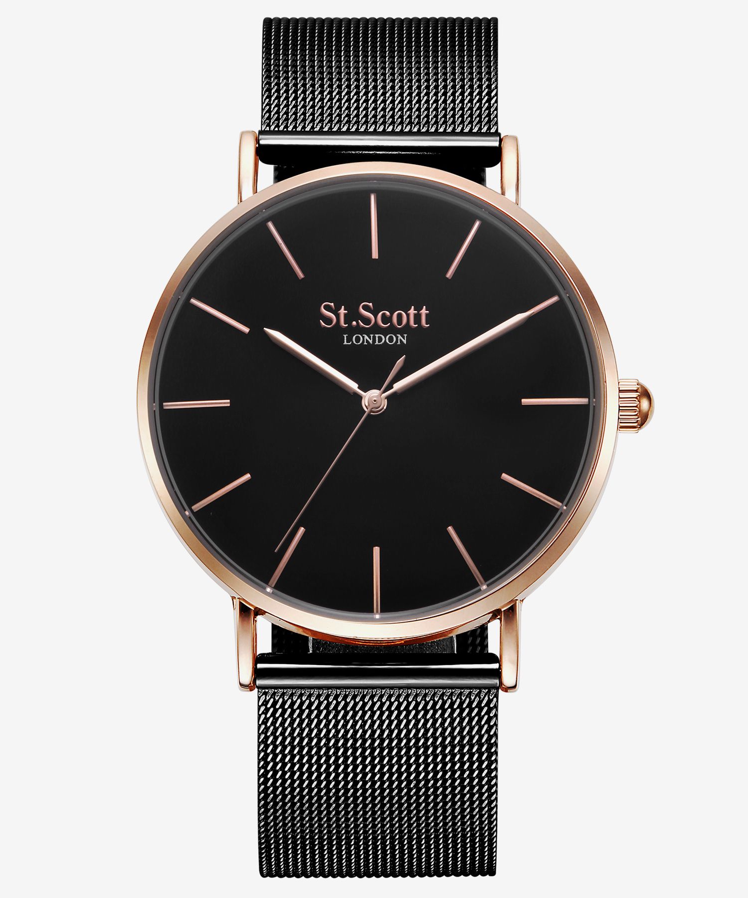 MUSINSA | SAINT SCOTT LONDON ST7011M-RBB Grain Classic Couple Watch