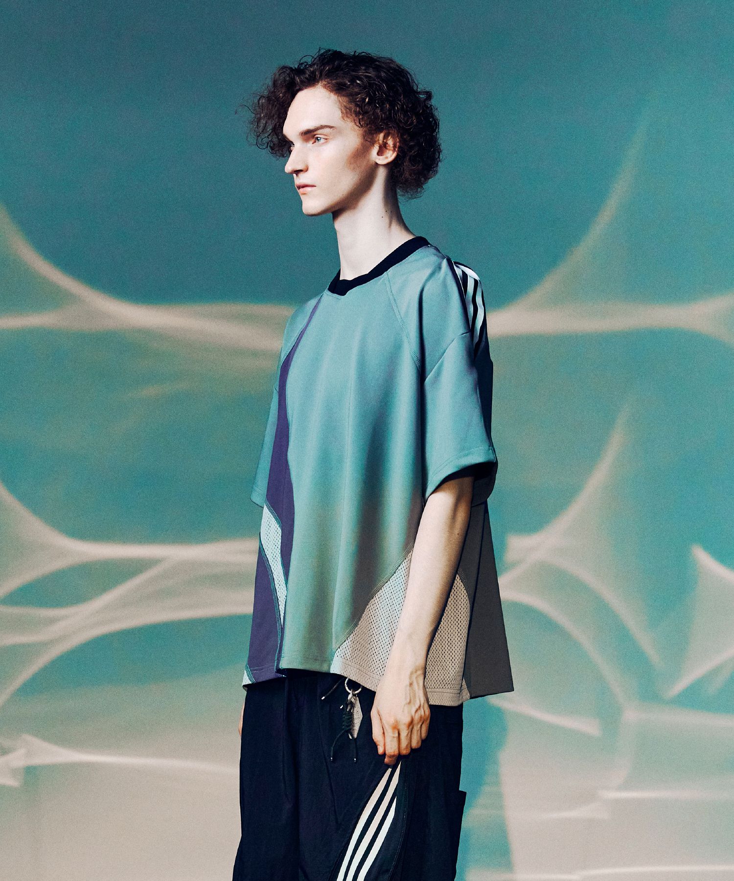 MUSINSA | ORDINARY PEOPLE [ADIDAS REWORK SERIES] Curved Ashmetric Rugby ...