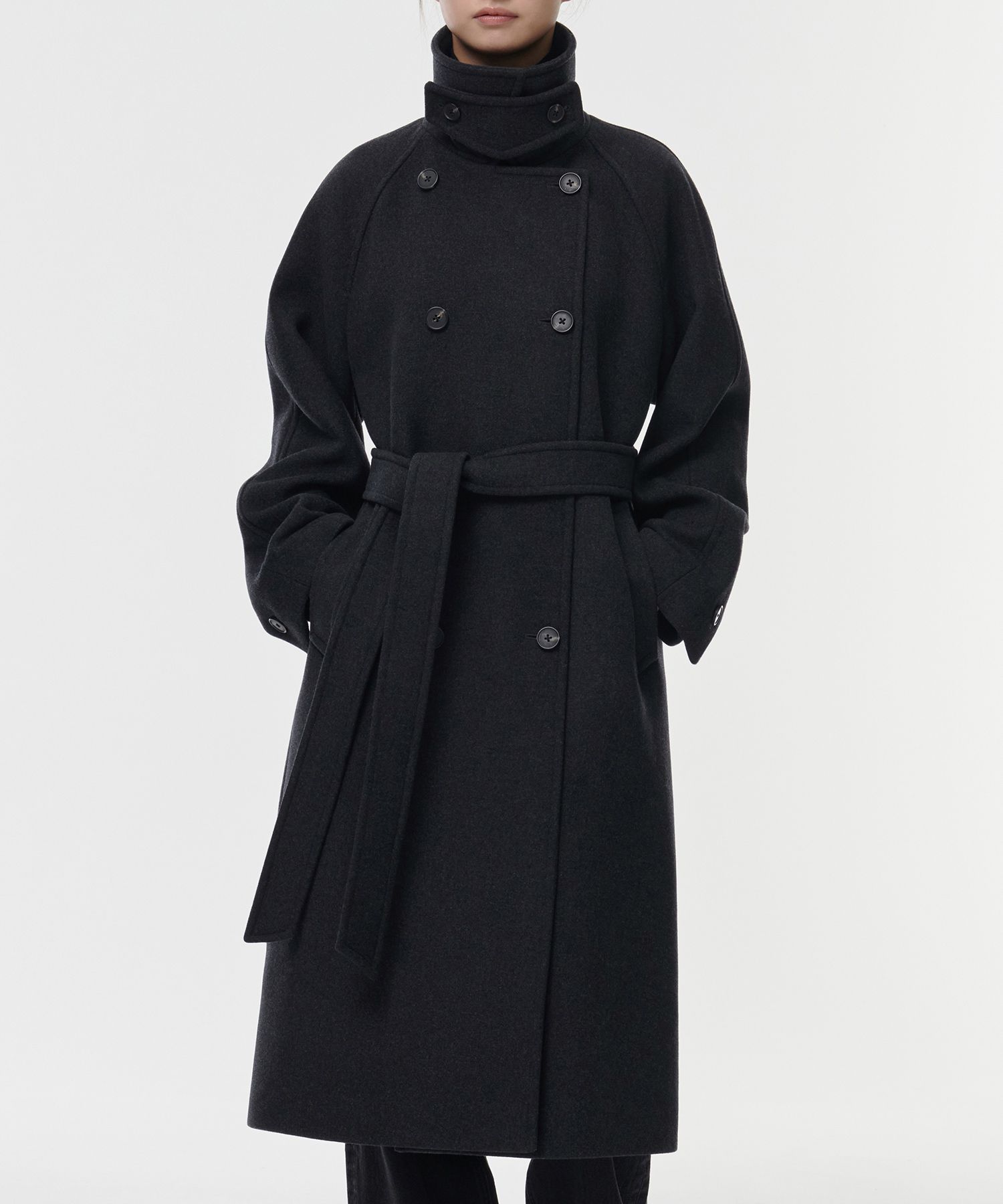 MUSINSA | MUSINSA STANDARD WOMAN Women's Cashmere Blend Trench Coat ...