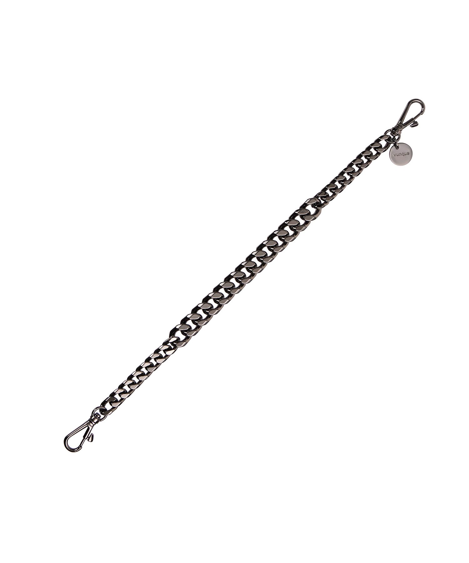 MUSINSA | VUNQUE Metal Chain Handle Strap Black