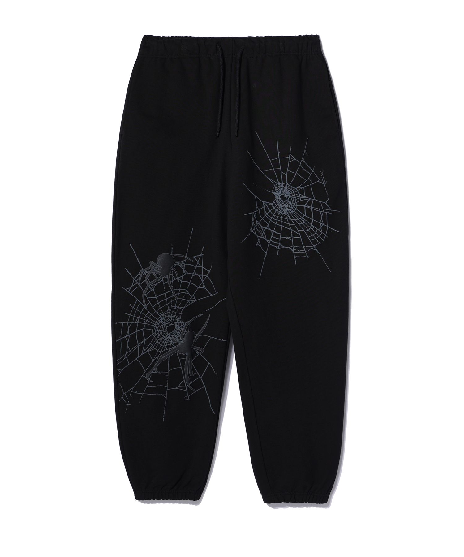 MUSINSA | CRITIC SPIDER JOGGER SWEATPANTS BLACK