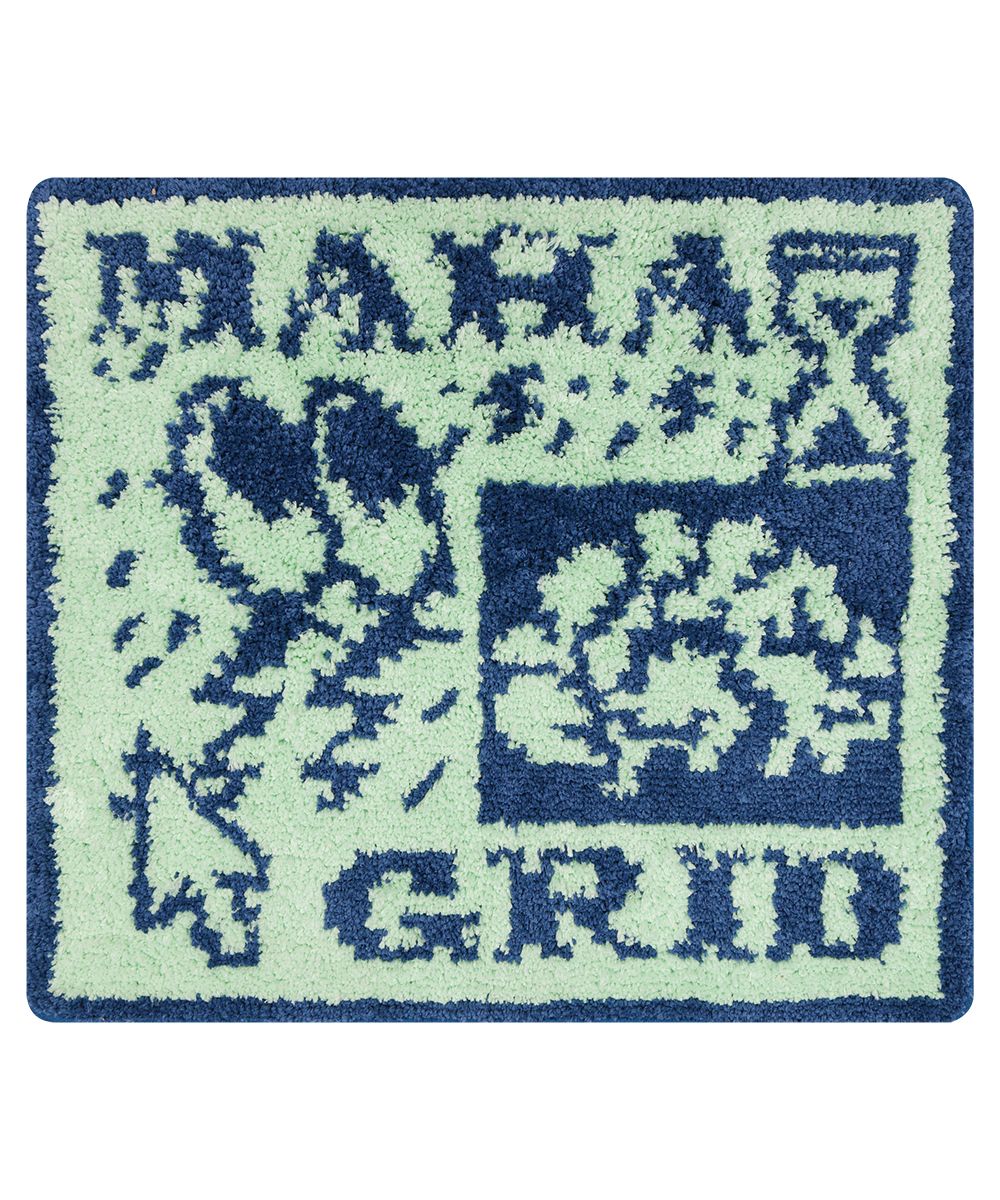 MUSINSA | MAHAGRID PIXEL RUG GREEN(MG2DFMAB94A)
