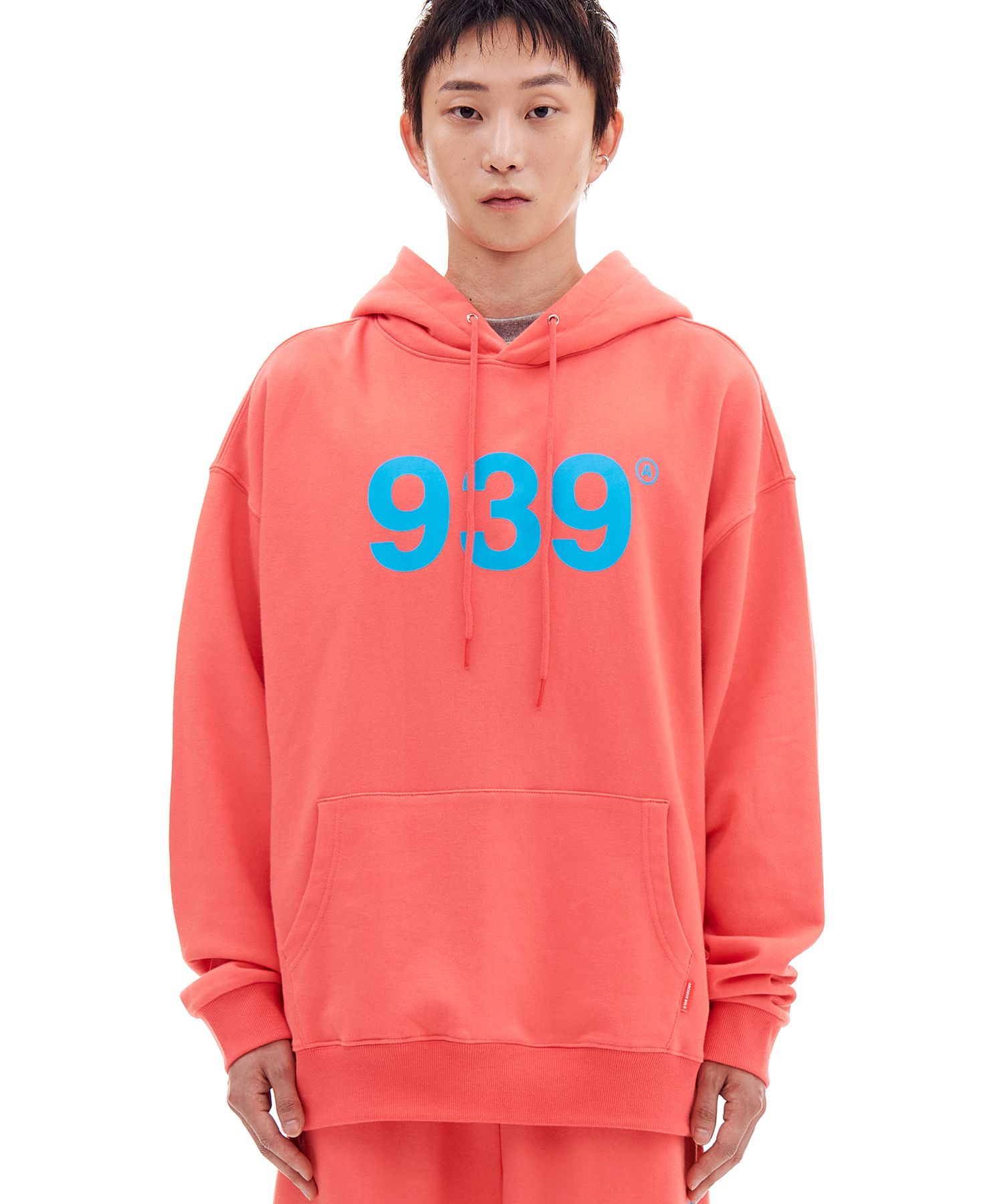 MUSINSA公式 | ARCHIVE BOLD 939 LOGO HOOD (SALMON)