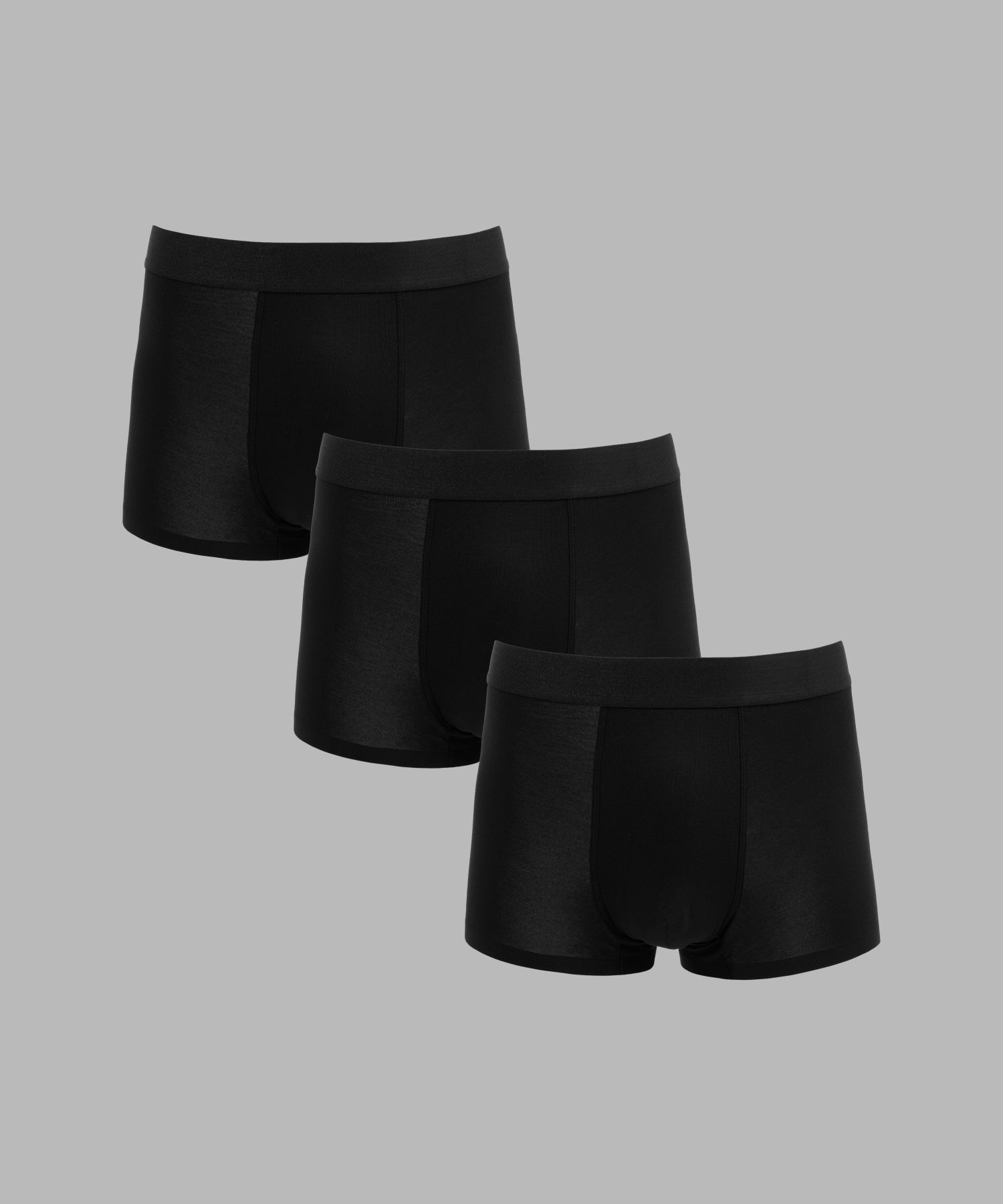 MUSINSA | IL-O-GONG-CHIL [3PACK] 1507 Basic Seamless Banding Modal Draw - Black