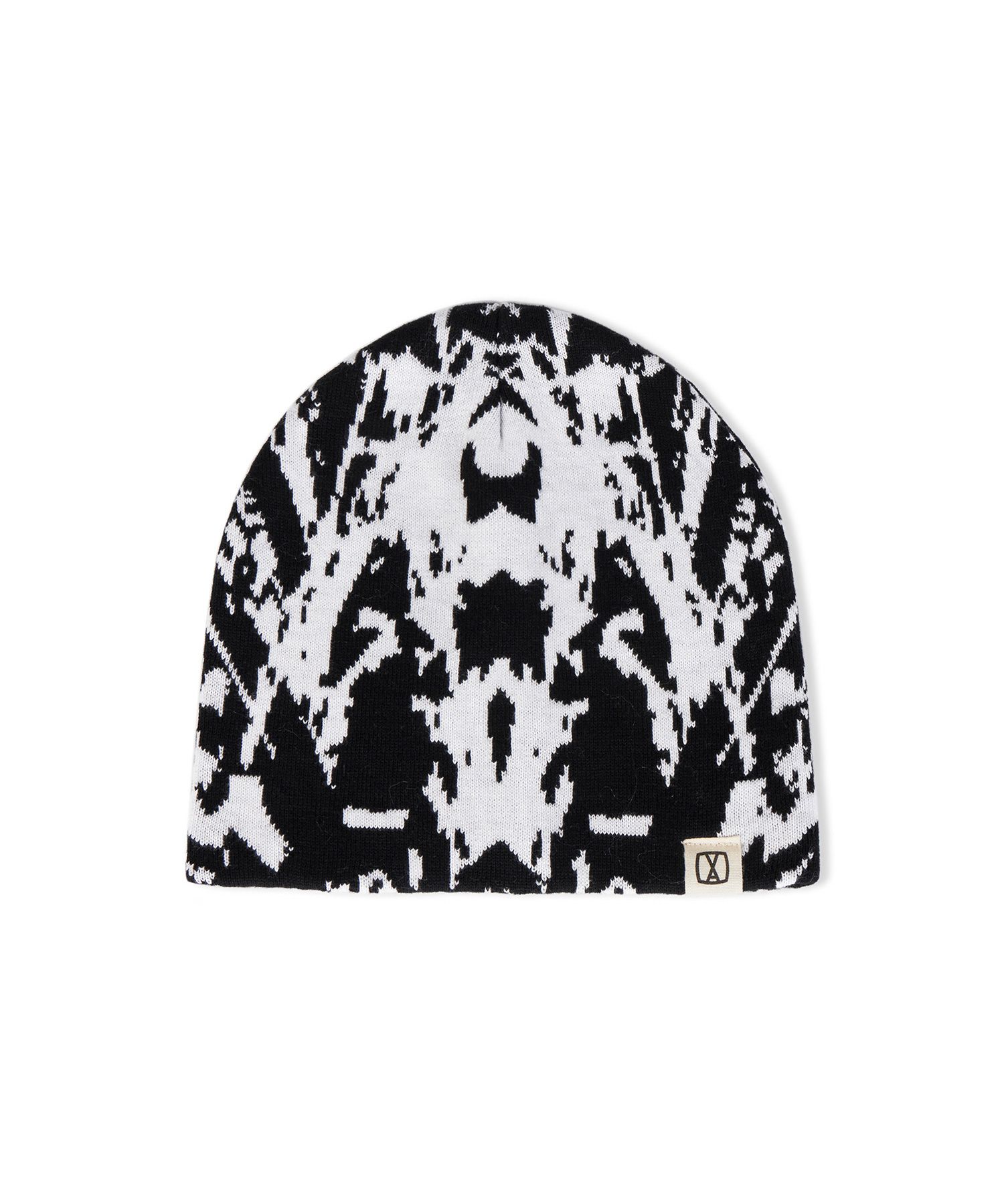 MUSINSA公式 | VARZAR VA Spread Square Jagard Beanie White