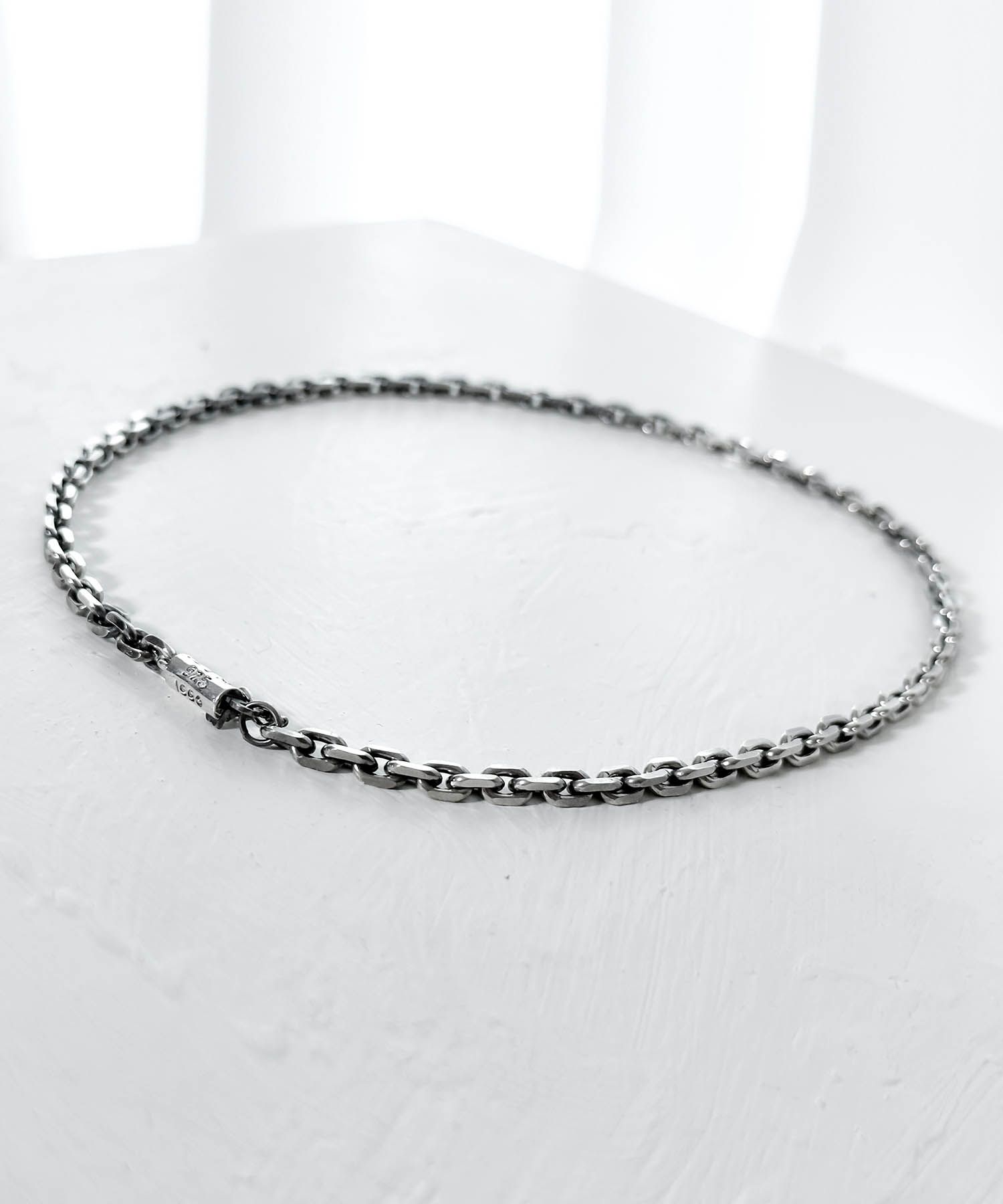 MUSINSA公式 | BLESSED BULLET [SV925] Original chain cylinder buckle necklace