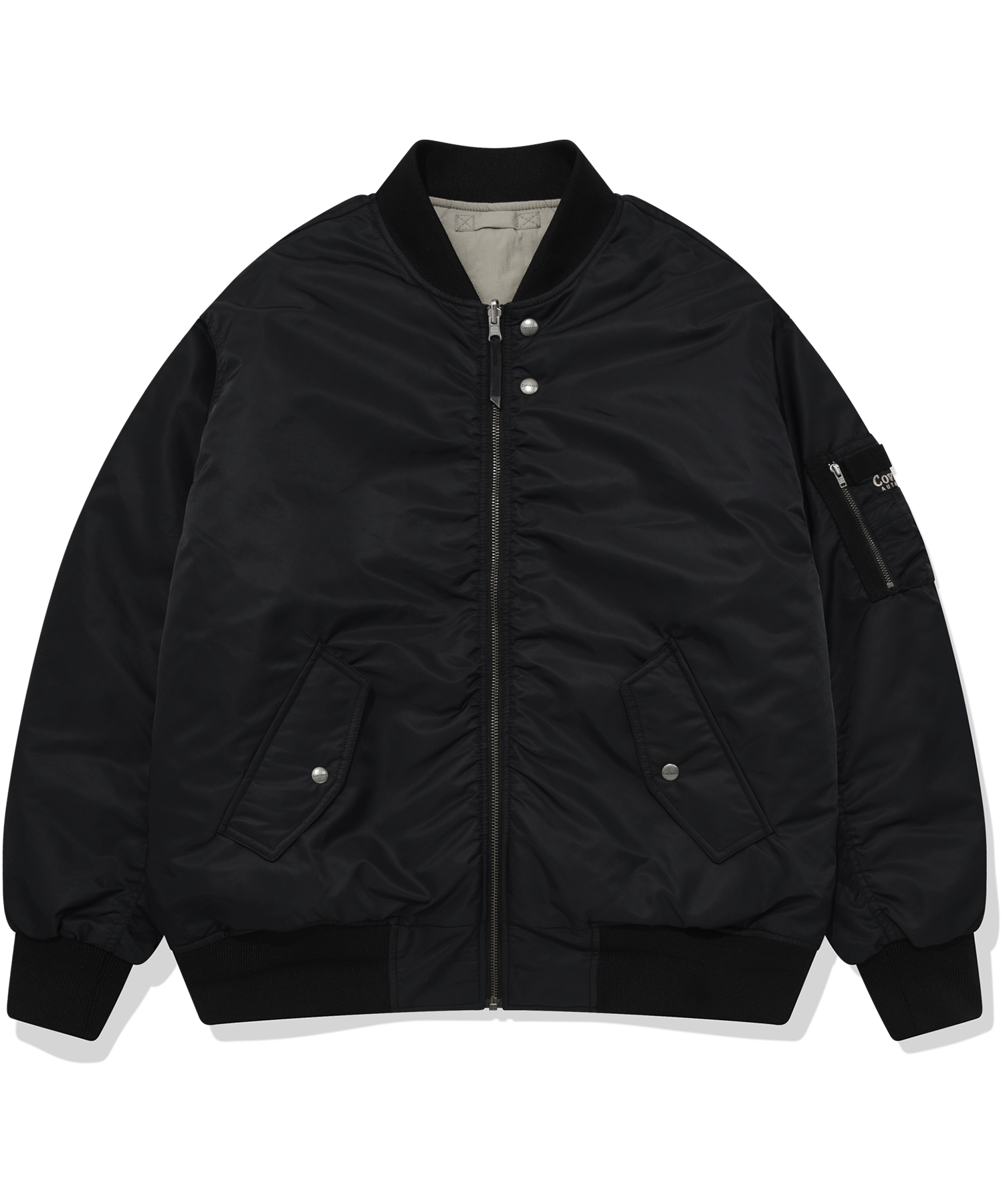 MUSINSA | COVERNAT Reversible MA-1 Jacket Black