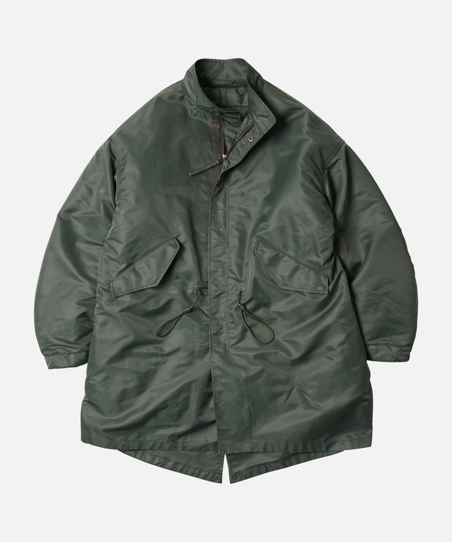 MUSINSA | FRIZMWORKS HEAVY NYLON M65 FISHTAIL PARKA _ SAGE GREEN