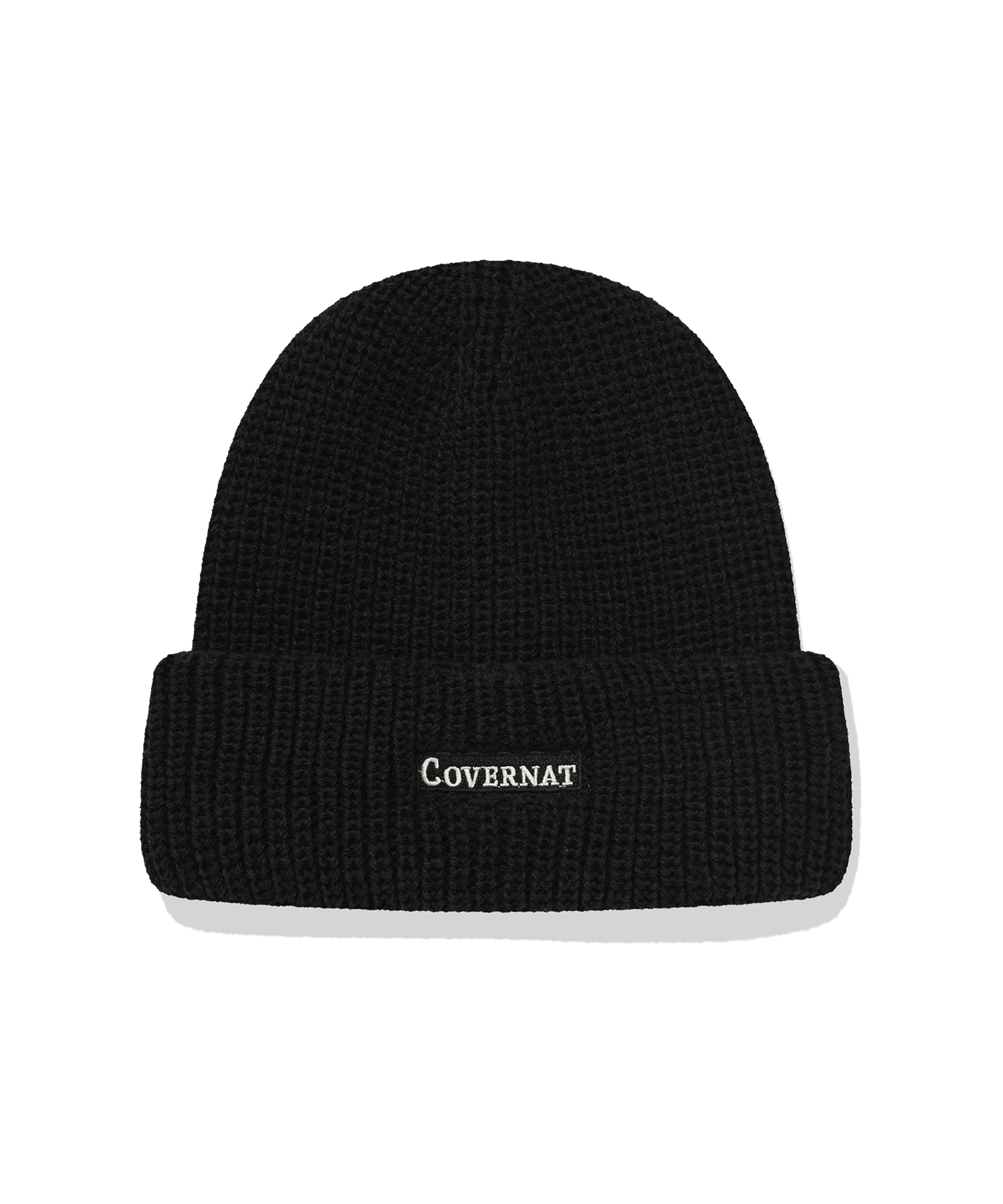 MUSINSA | COVERNAT Authentic Middle Beanie Black