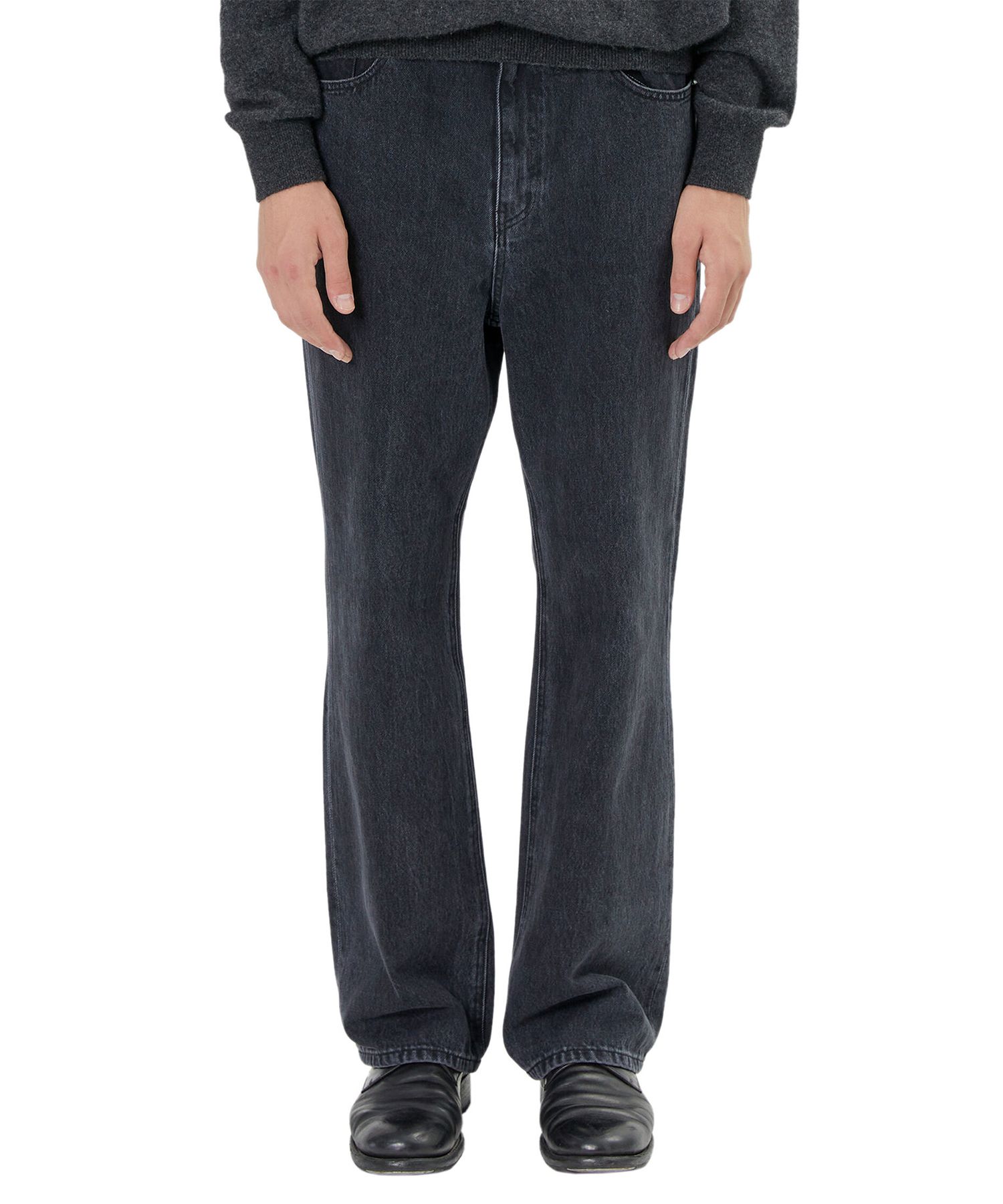 MUSINSA | BROWNYARD 21fw bootcut denim, black