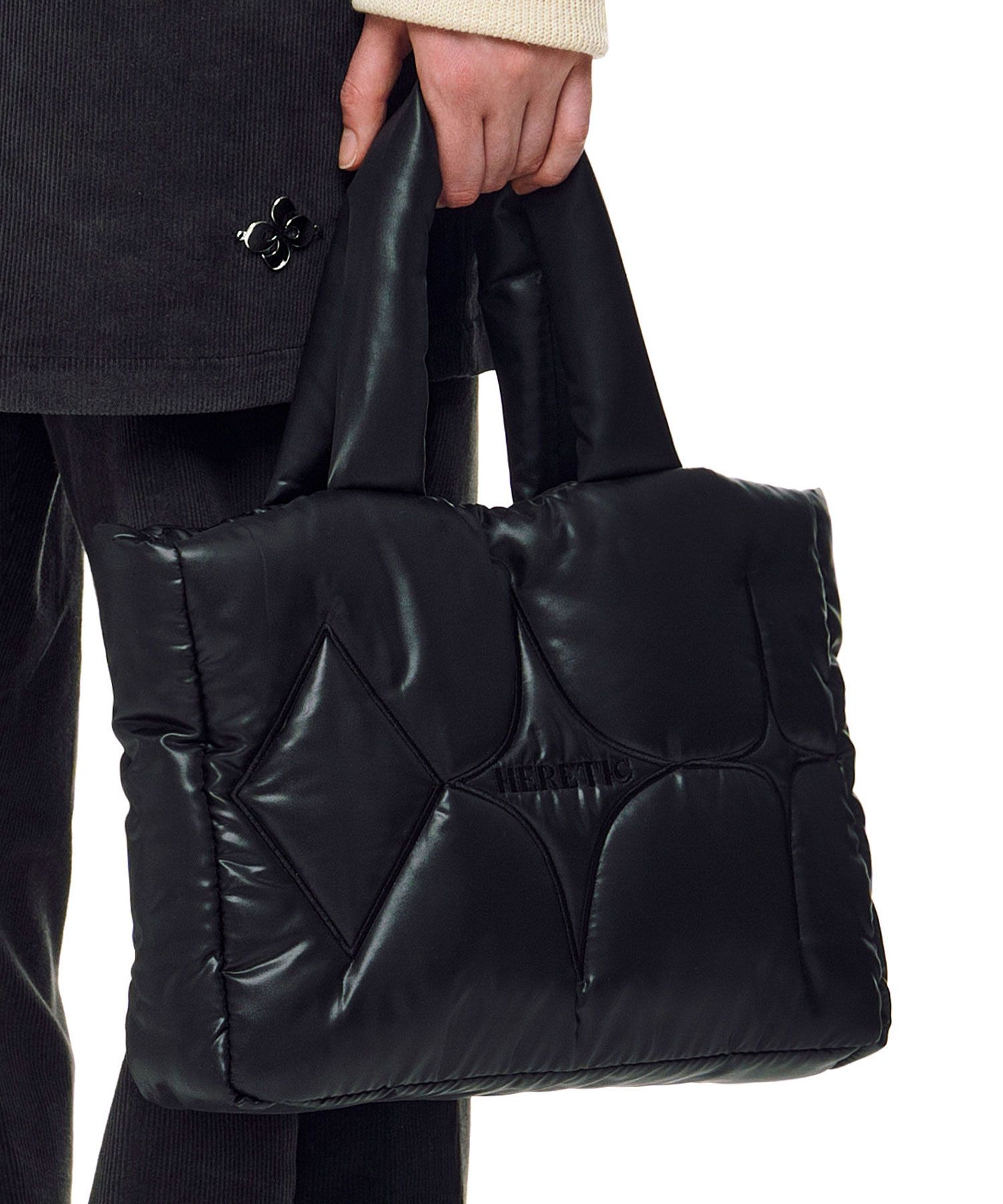 MUSINSA | HERETIC MINI HERETIC PADDING BAG / black