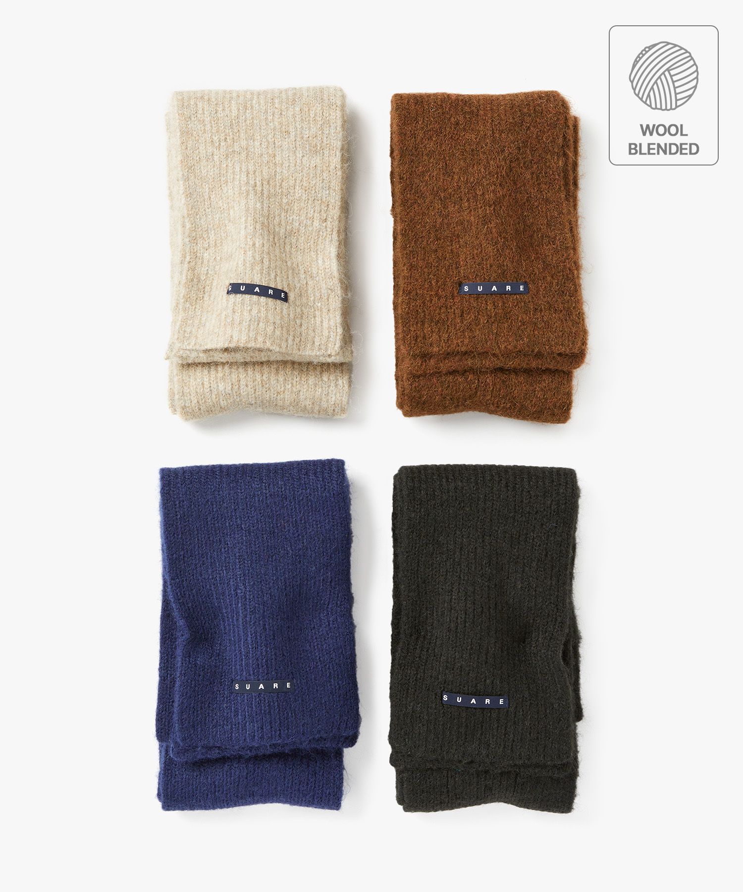 MUSINSA | SUARE Shaggy Dog Hatchi Muffler - 4 COLOR