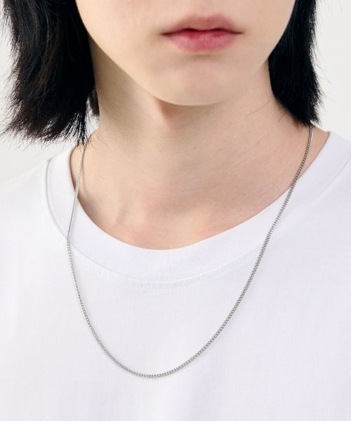 MUSINSA | ARRAYED Unisex Surgical Steel Basic Chain Necklace 2MM