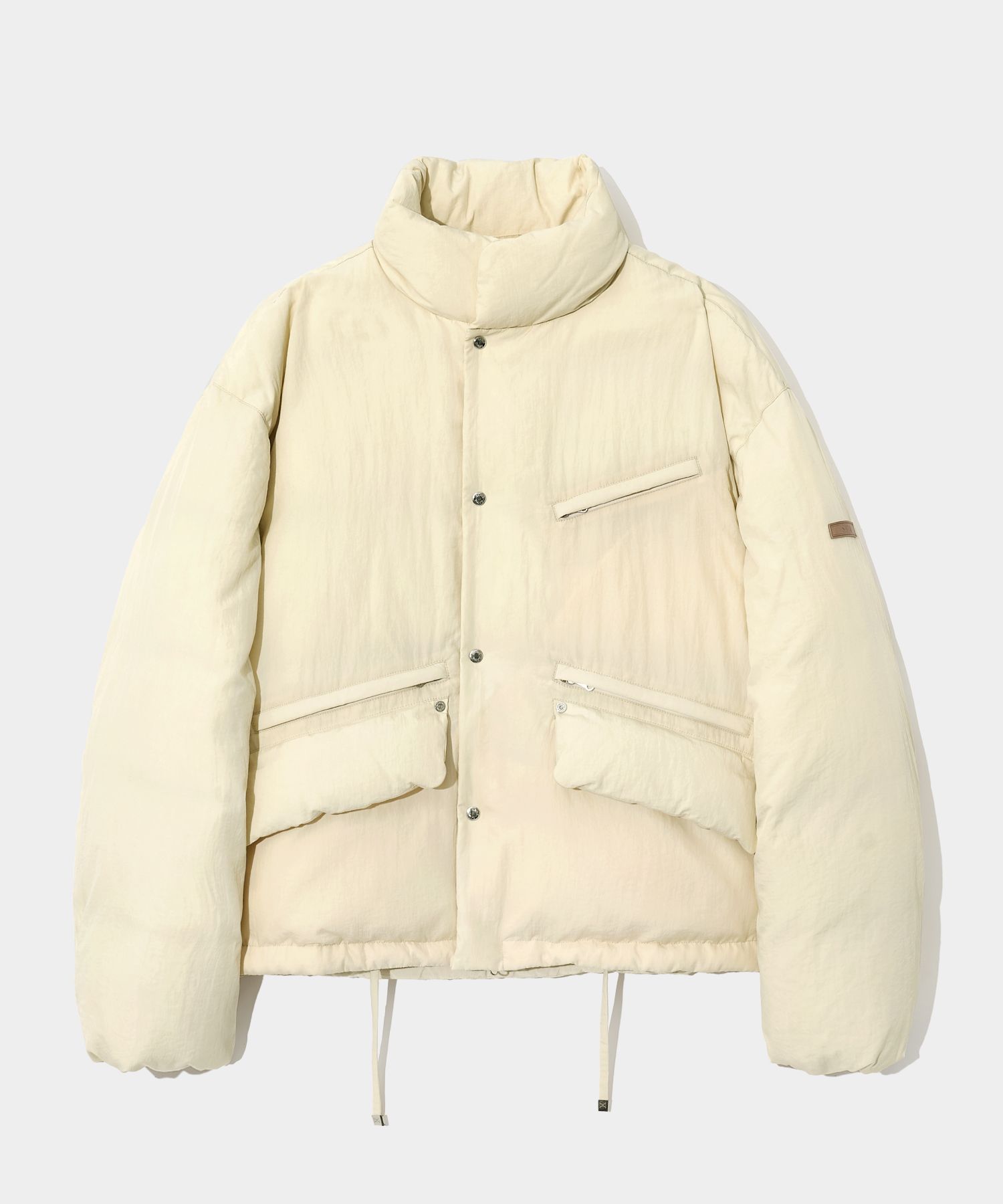 MUSINSA | SATUR Comfort Duck Down Padding Jumper Resort Ivory