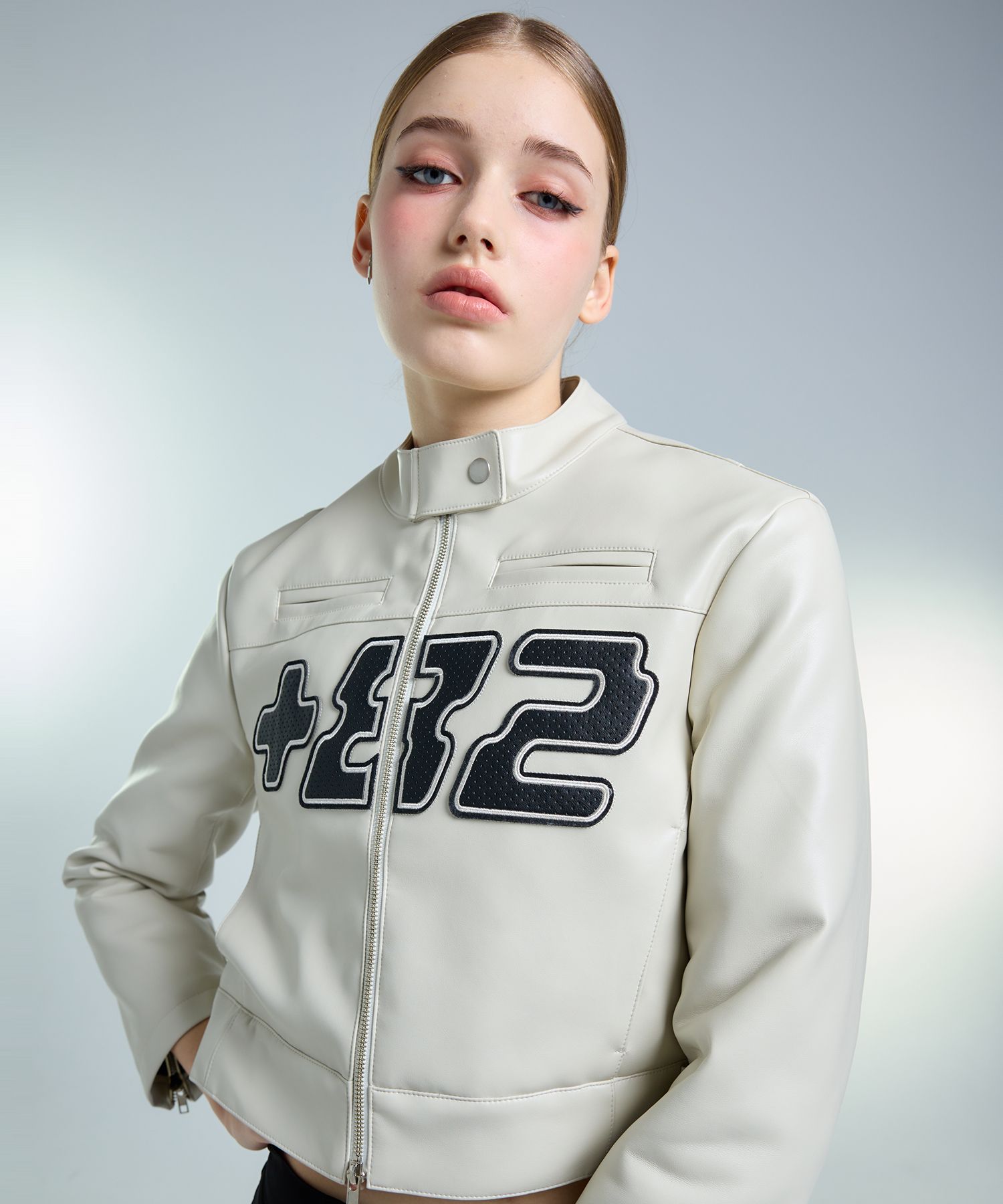 MUSINSA | LUV IS TRUE AM +82 RACING JACKET(BEIGE)