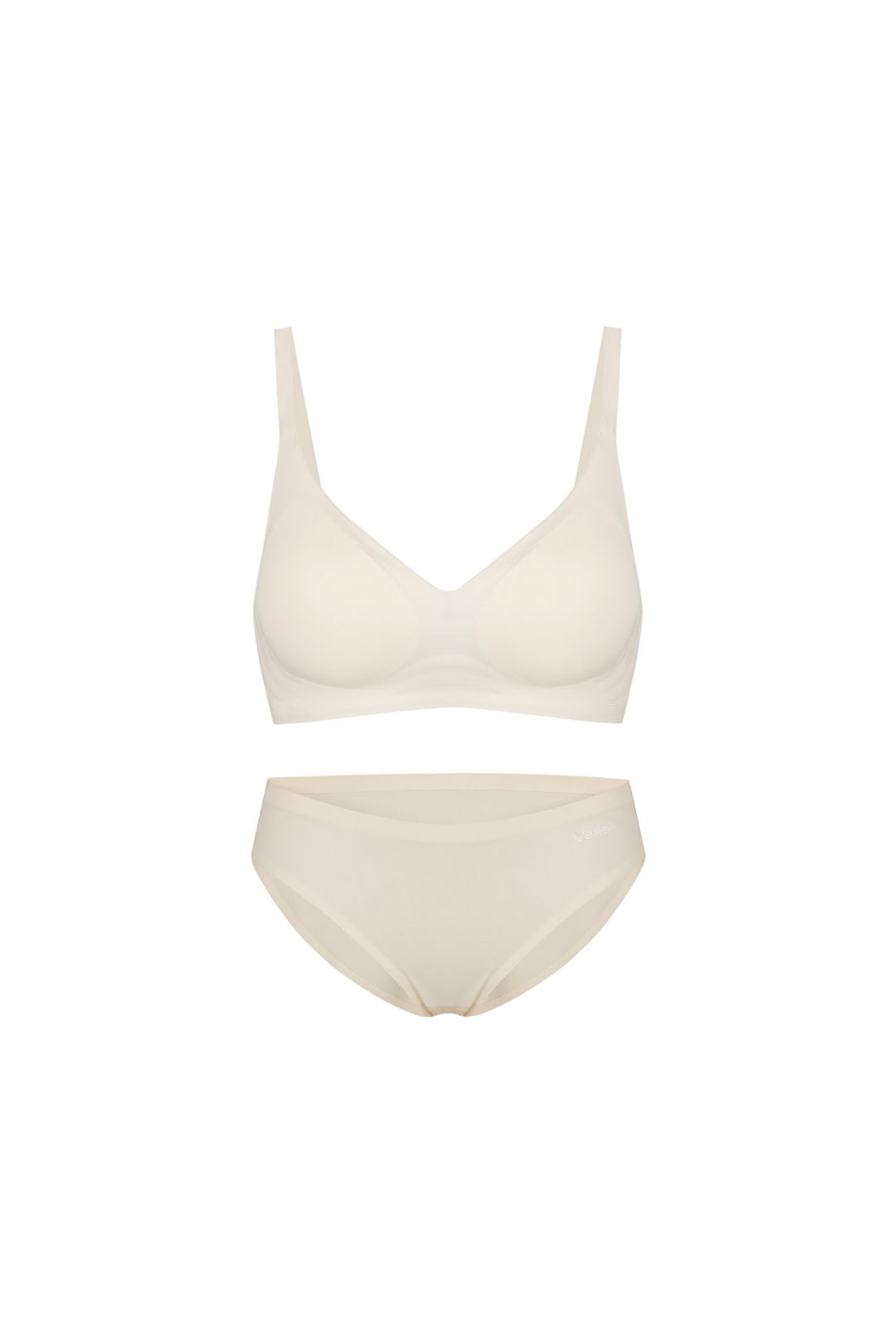 MUSINSA | VERISH COOL FIT BRA VOLUME FIT & PANTY SET - IVORY