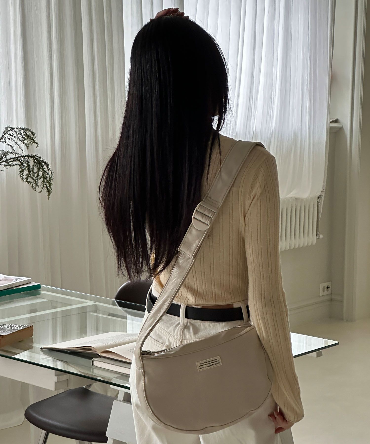 MUSINSA公式 | LENEE B mint-white ivory