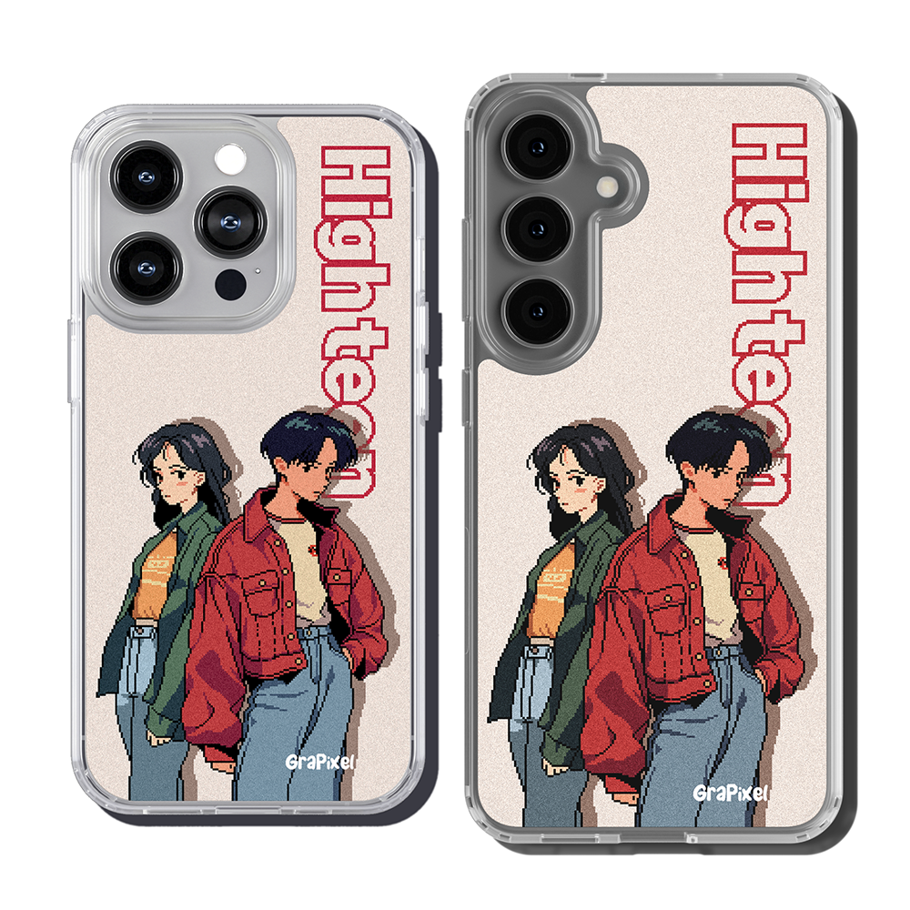 MUSINSA | GRAPIXEL 1980 CC Gel Hard Phone Case