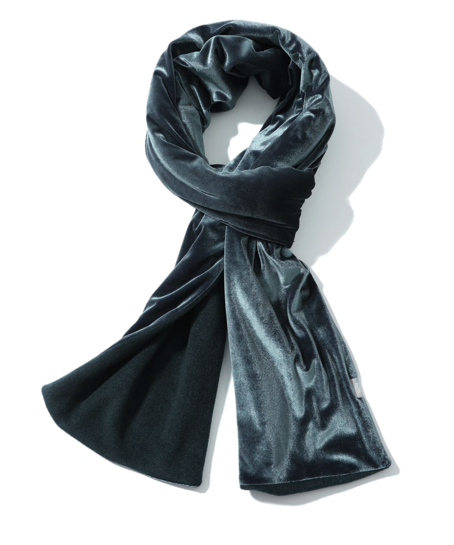 MUSINSA公式 | SEARCH410 Velvet muffler ash gray