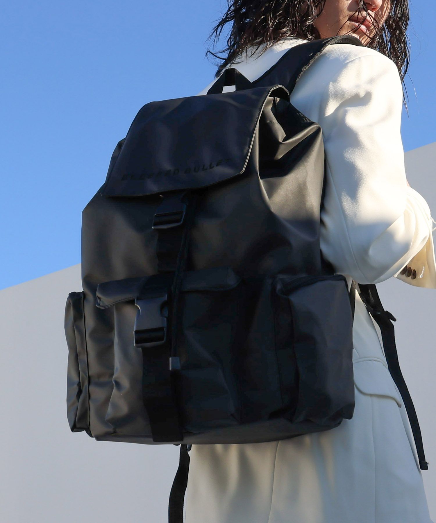 MUSINSA | BLESSED BULLET Technical Multi Backpack II-Coated Black