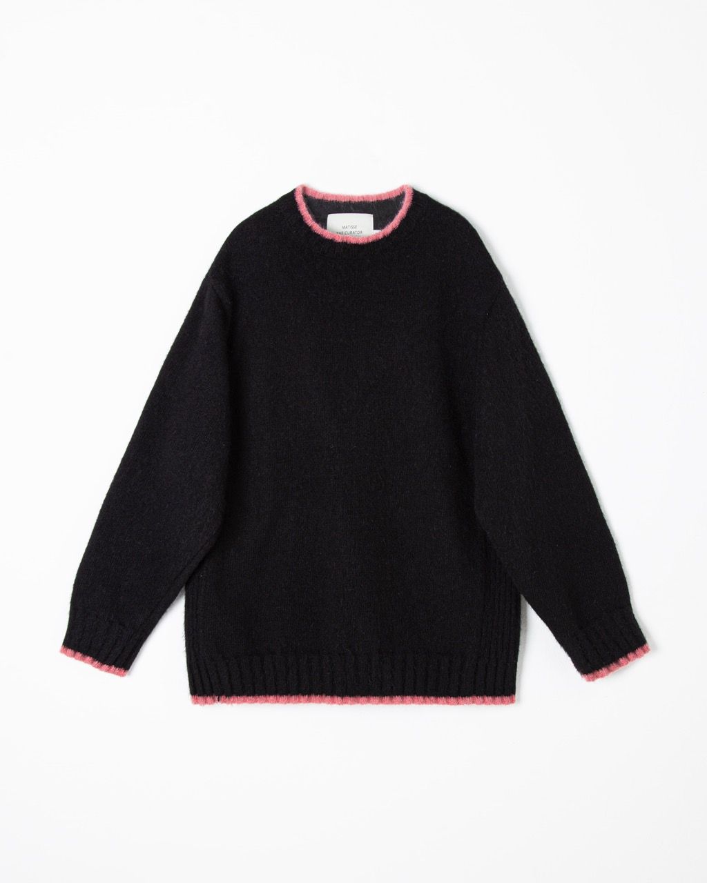 MUSINSA | MATISSE THE CURATOR Colortip knit black