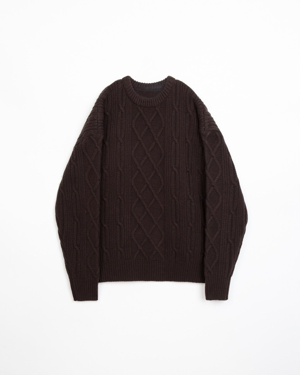 MUSINSA | MATISSE THE CURATOR Twist Knit Brown