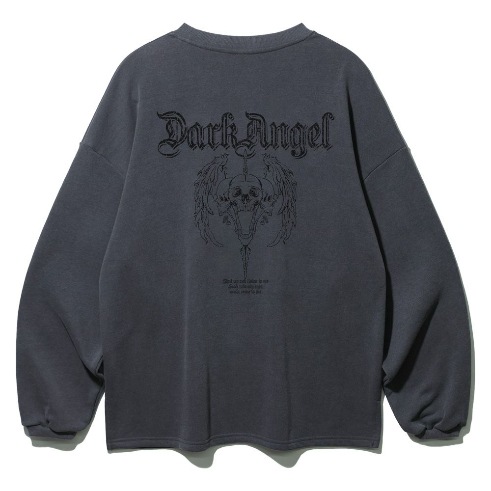 MUSINSA | ALVINCLO Dark Angel Pigment Wide Fit Long Sleeve T-Shirt ...