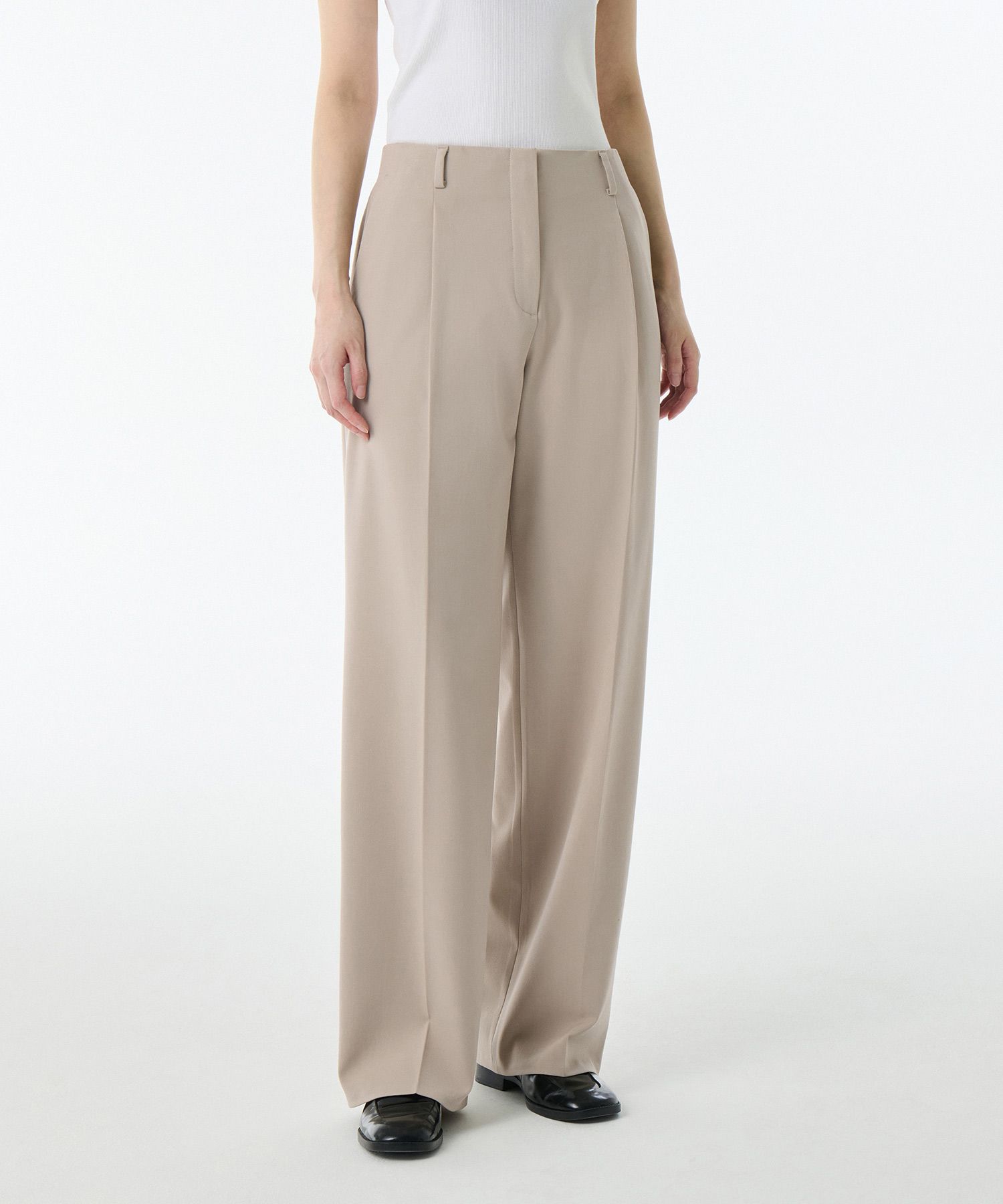 MUSINSA | MUSINSA STANDARD WOMAN Women's Waistbandless Wide Slacks ...