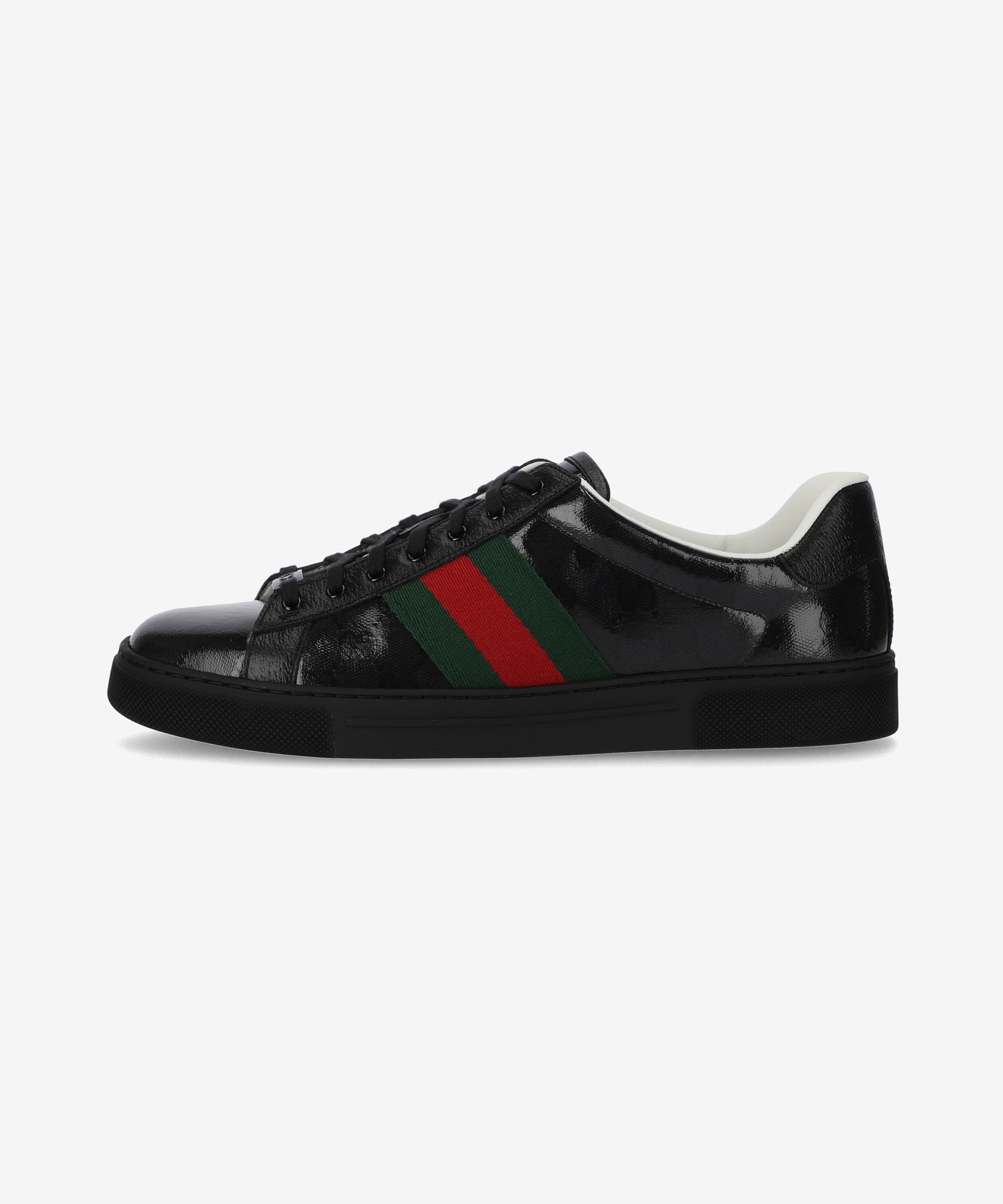 MUSINSA | GUCCI GG Crystal Low-Top Sneakers - Black GG Supreme / 760775FACRF1163