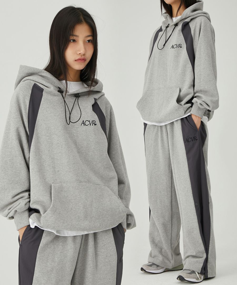 MUSINSA | ACOVER [Set Product] ACVR Side Line Hoodie + Training Wide ...