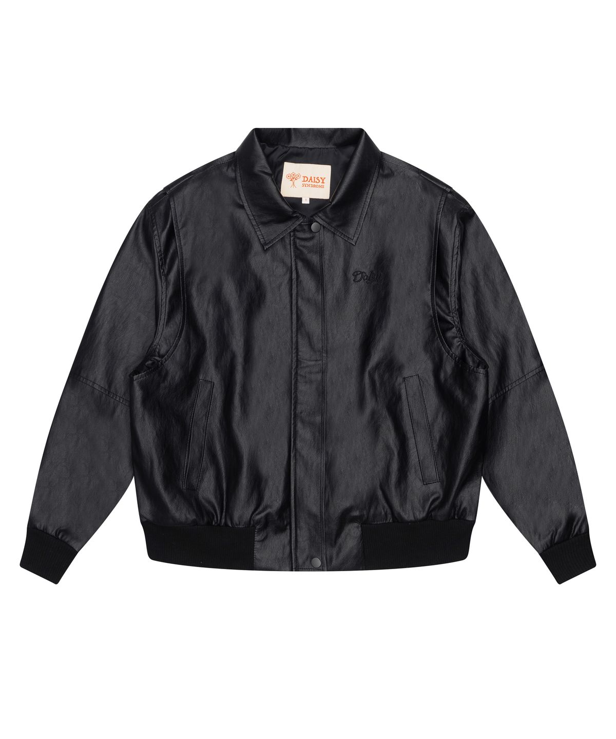 데이지신드롬(DAISY SYNDROME) LAYERED LEATHER JACKET black - 사이즈 & 후기 | 무신사