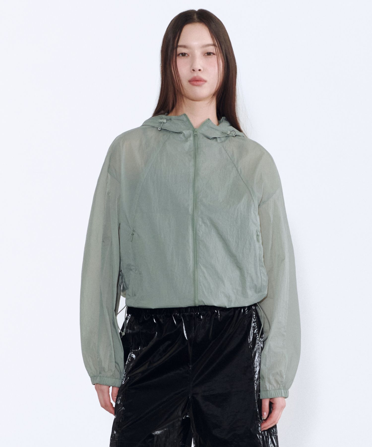 MUSINSA公式 | MUSINSA STANDARD WOMAN Women's Sheer Hooded Windbreaker ...