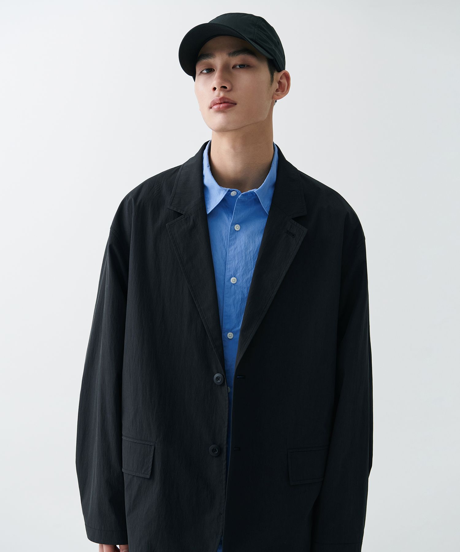 MUSINSA | MUSINSA STANDARD City Leisure CN Loose Fit Blazer [Black]