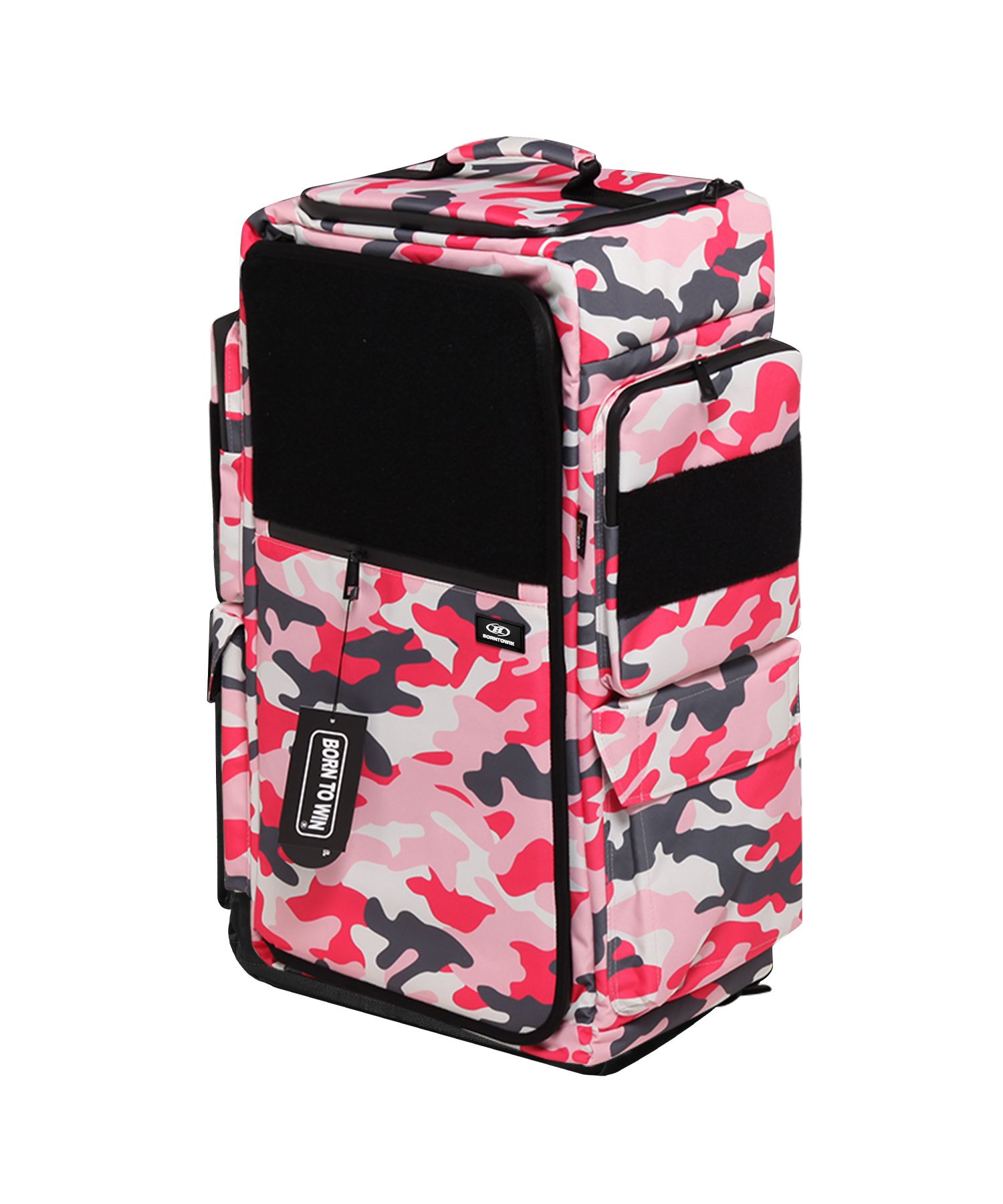 MUSINSA | BORN TO WIN B1 BACKPACK PATCH VER [PINK CAMO]