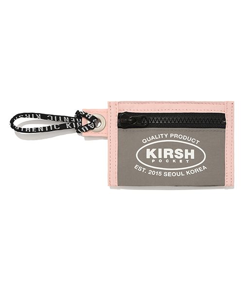 MUSINSA | KIRSH Pocket strap point coin bag [light gray]