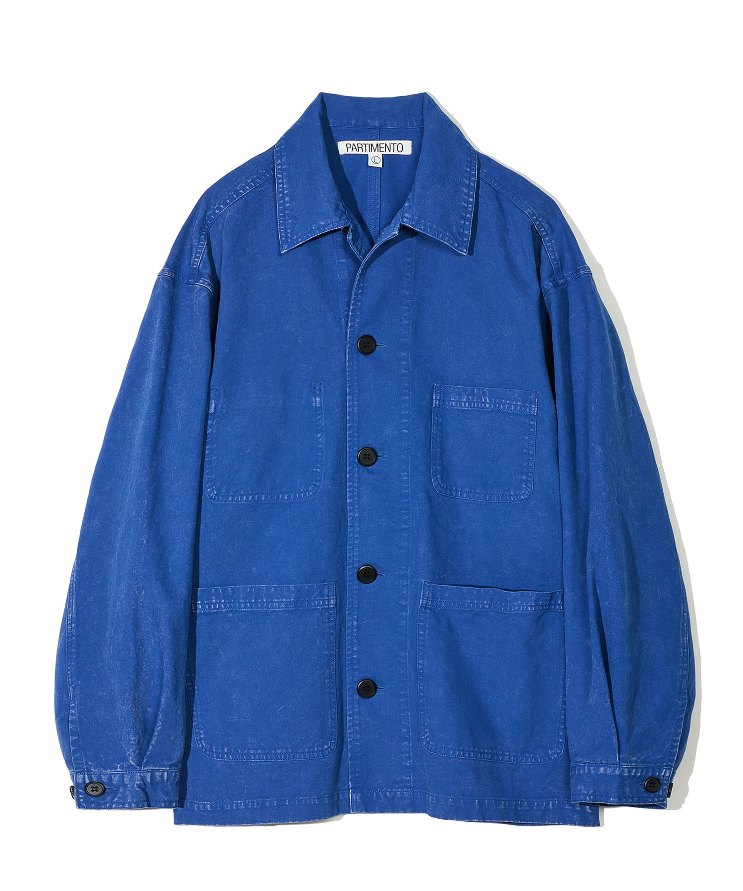 MUSINSA | PARTIMENTO VTG Washed French Work Jacket Blue