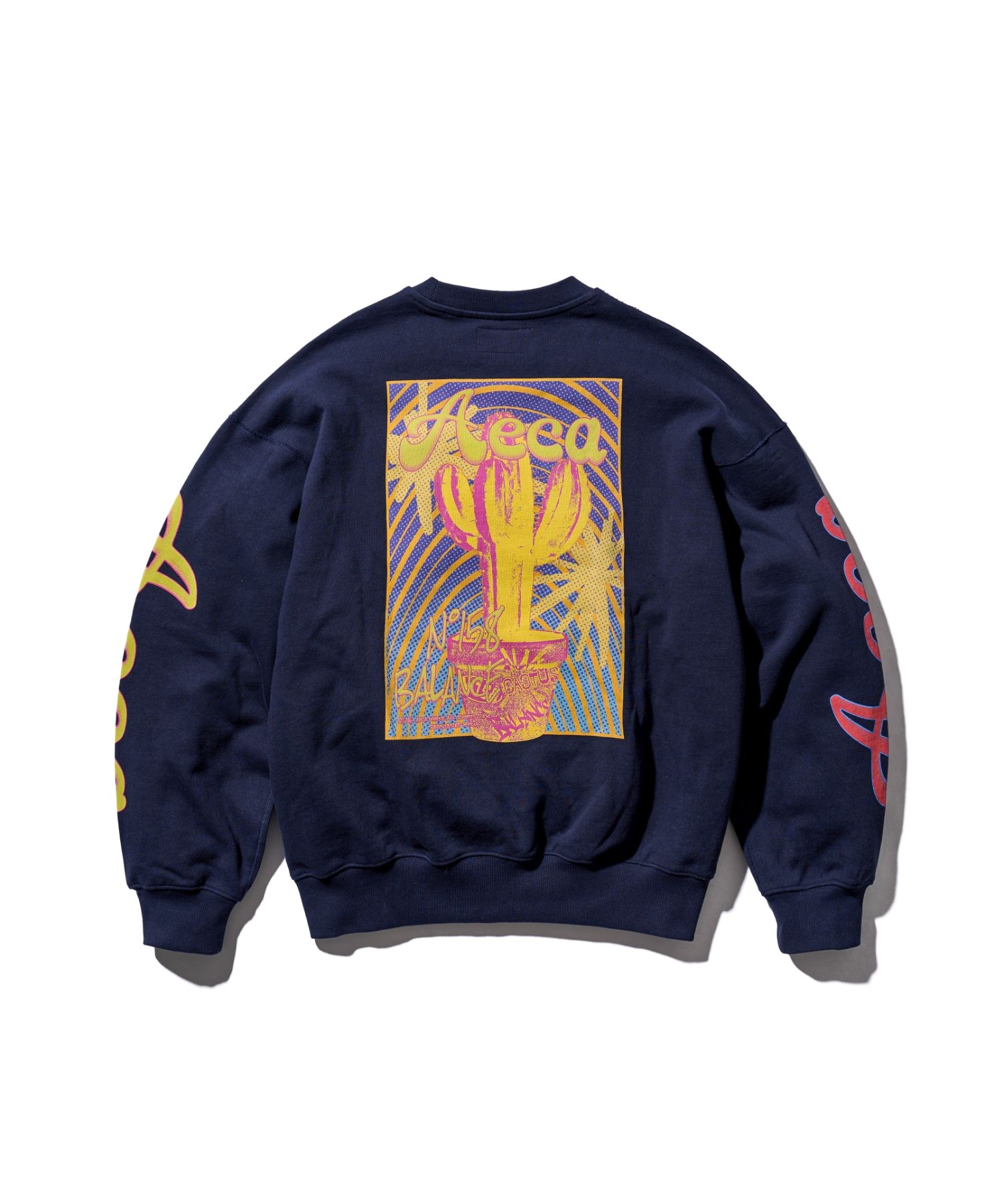 MUSINSA | AECA WHITE AECA CACTUS SWEAT SHIRT-NAVY