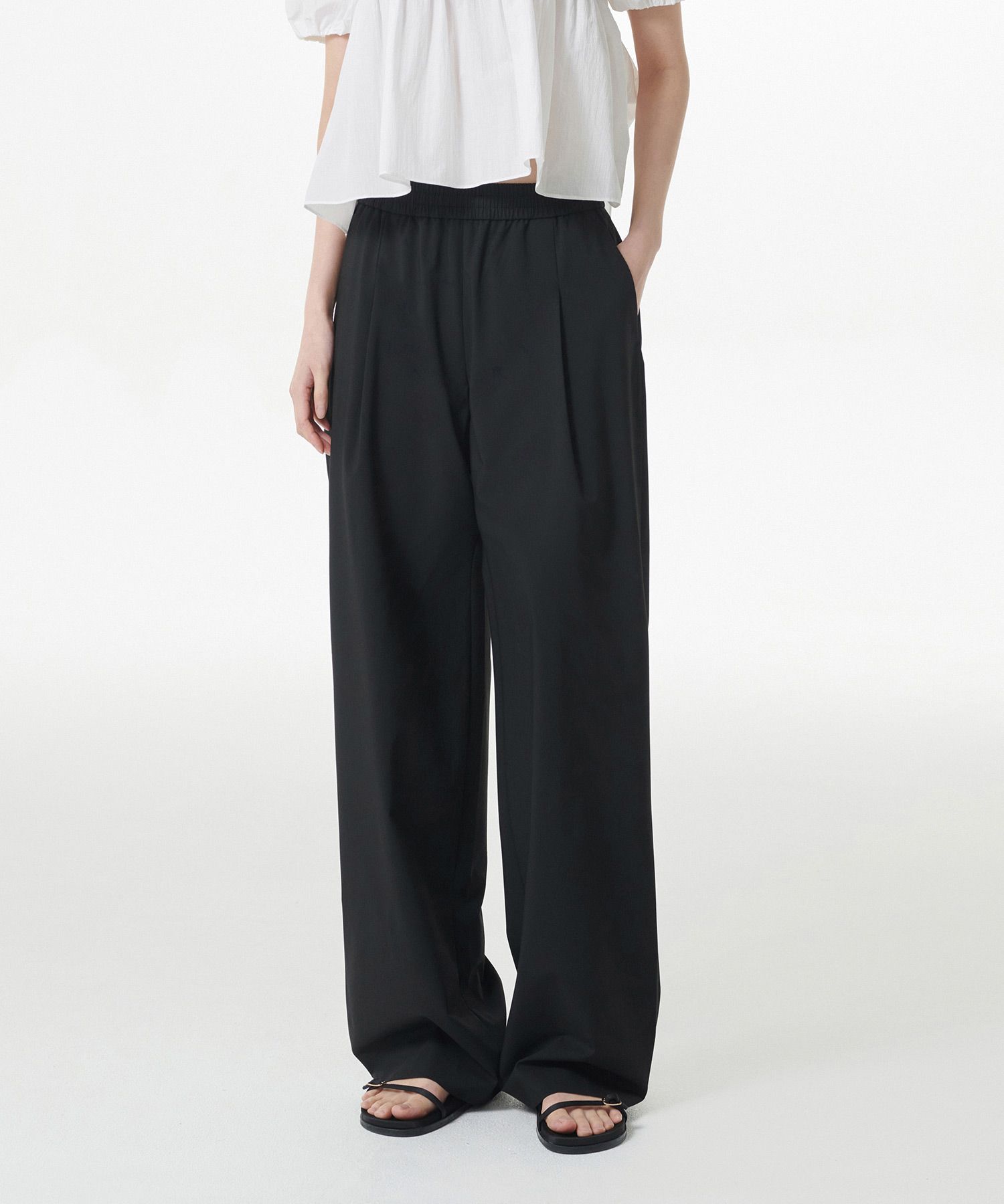 MUSINSA | MUSINSA STANDARD WOMAN [Cool Standard] Women's One Tuck Wide ...